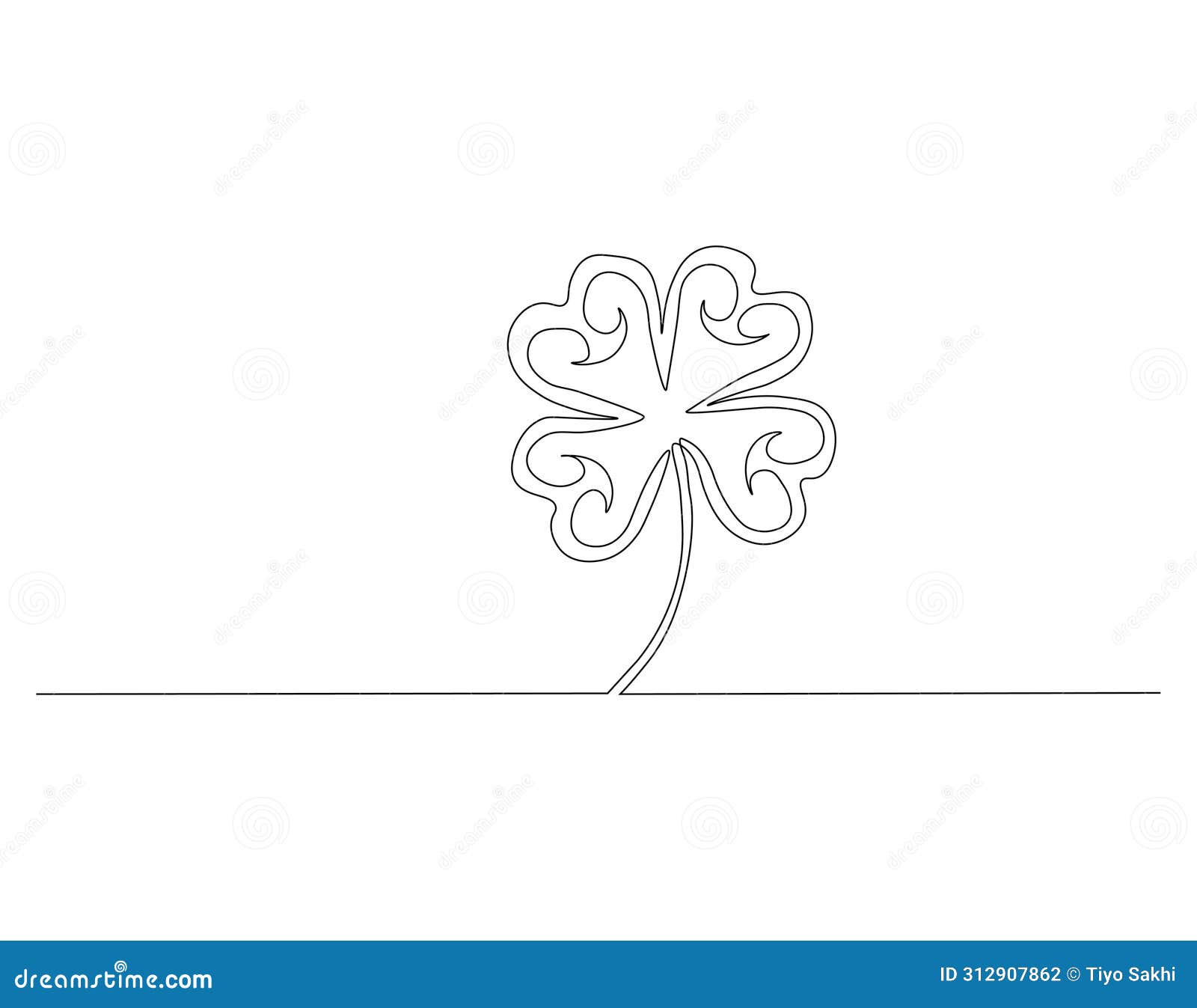 Cloverleaf Outline Map Cartoon Vector | CartoonDealer.com #357643591