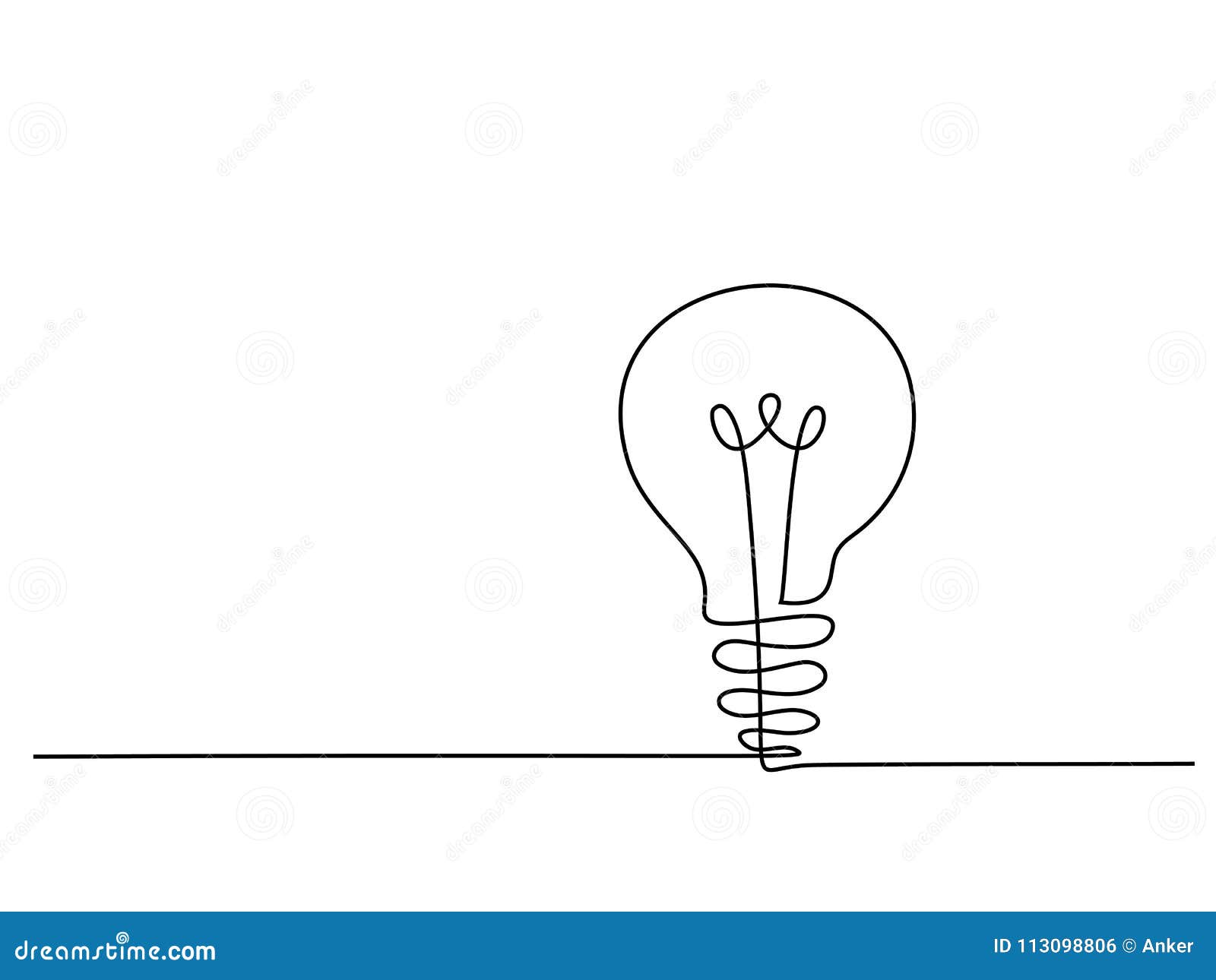 Electic light bulb stock vector. Illustration of creative - 113098806