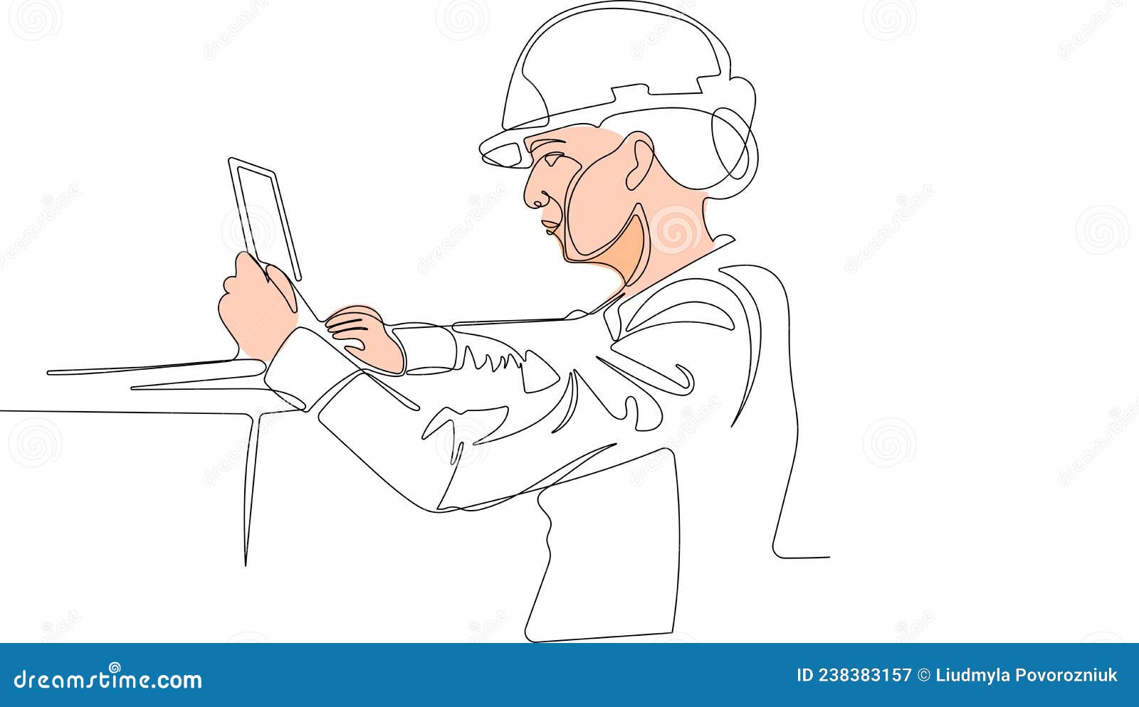 Female Factory Worker Is Working On Press Machine Vector Illustration ...