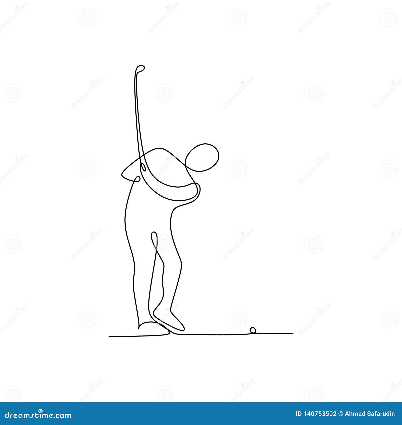Golf Course Line Drawing Stock Illustrations – 149 Golf Course Line ...