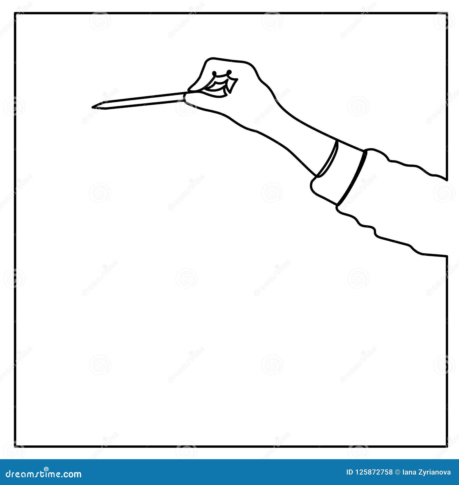 Continuous Line Drawing Pointing Hand Stock Illustrations – 355 ...