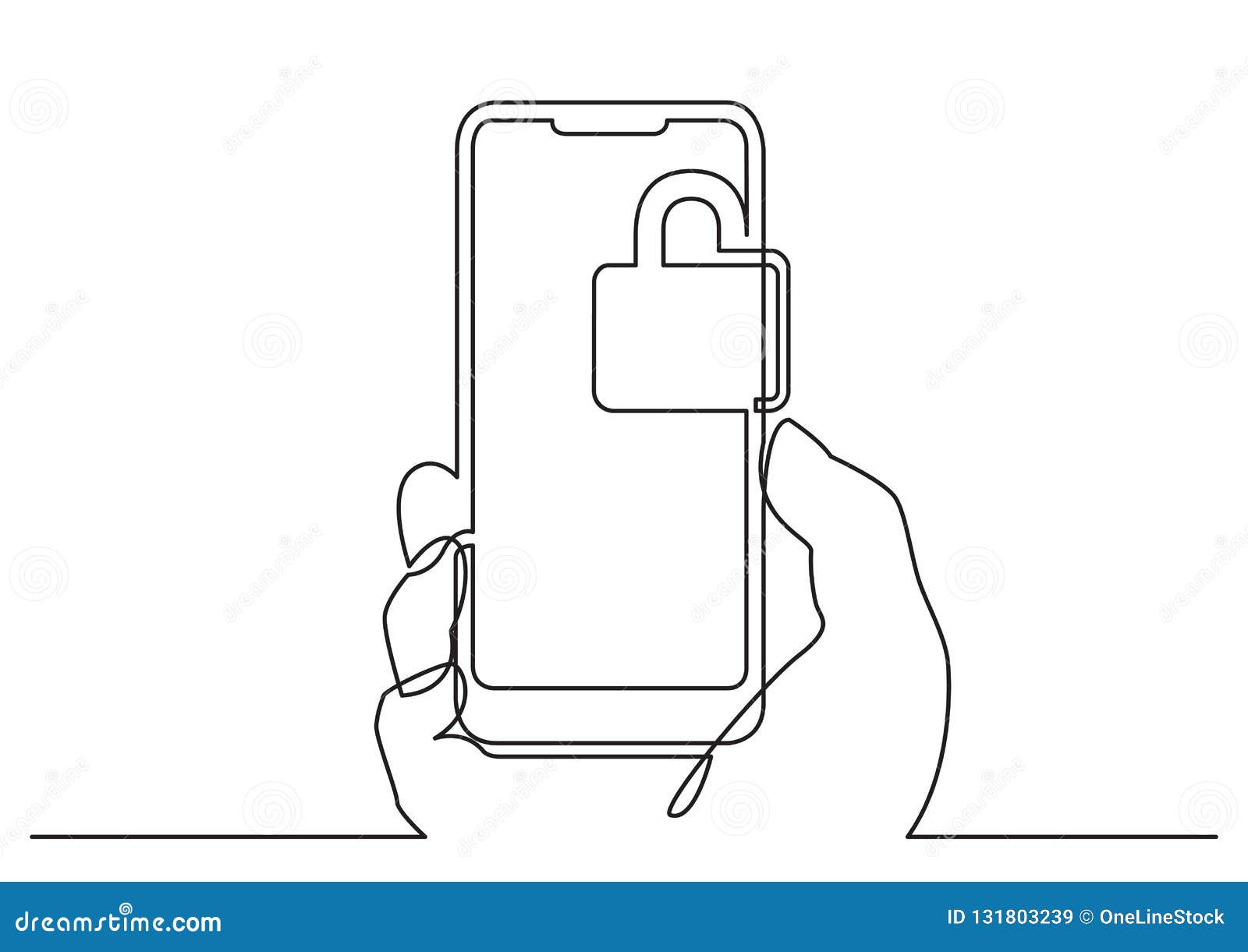 Continuous Line Drawing of Hand Using Modern Mobile Phone with Security ...
