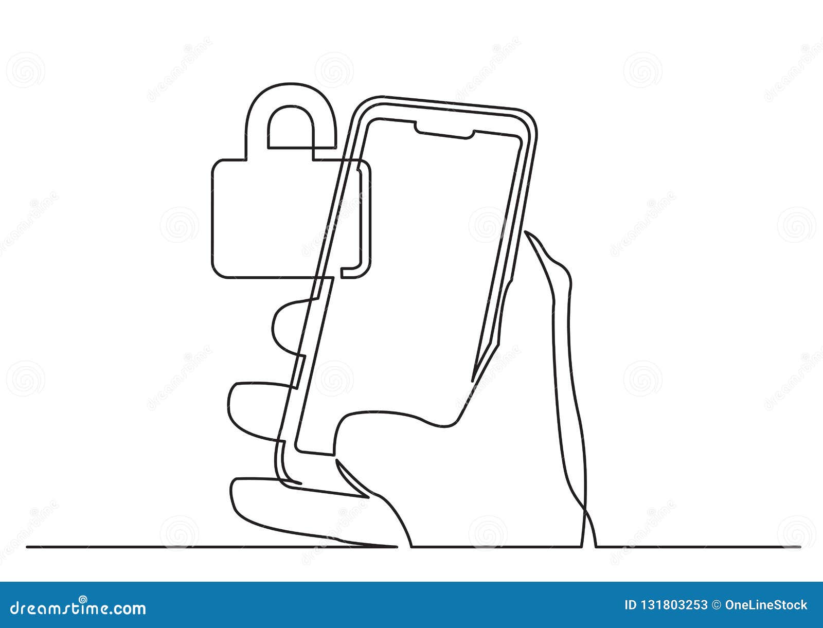 Continuous Line Drawing of Hand Using Modern Mobile Phone with Security ...