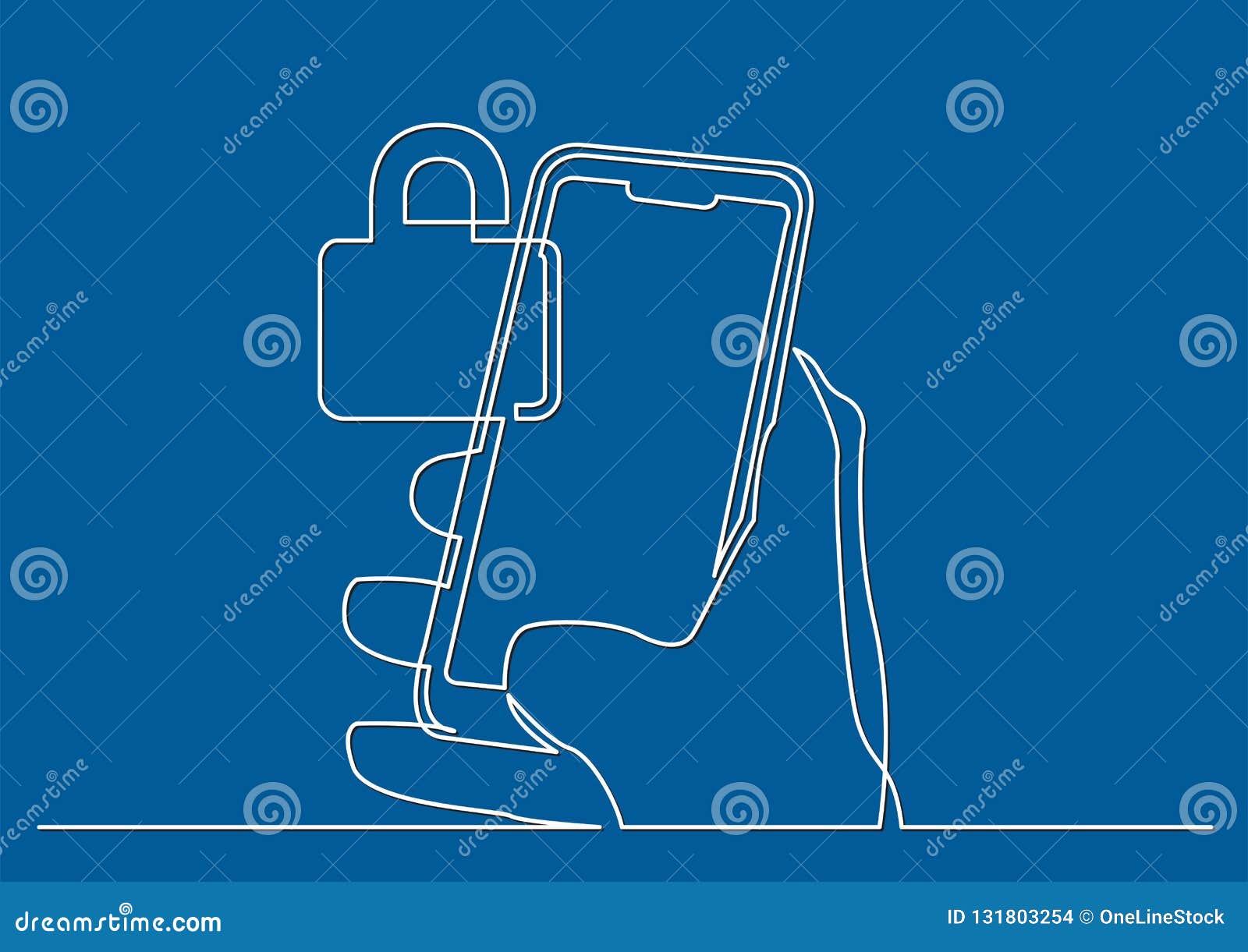 Continuous Line Drawing of Hand Using Modern Mobile Phone with Security ...