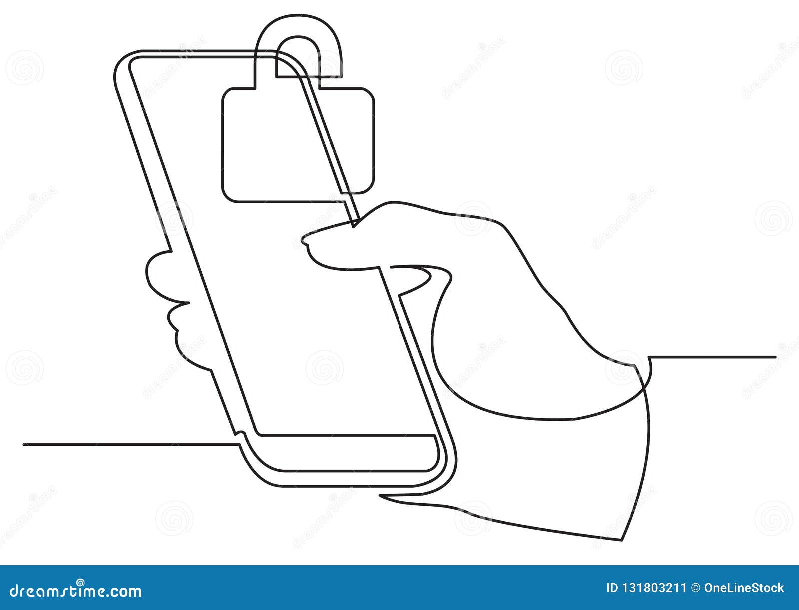 Continuous Line Drawing of Hand Using Modern Mobile Phone with Security ...