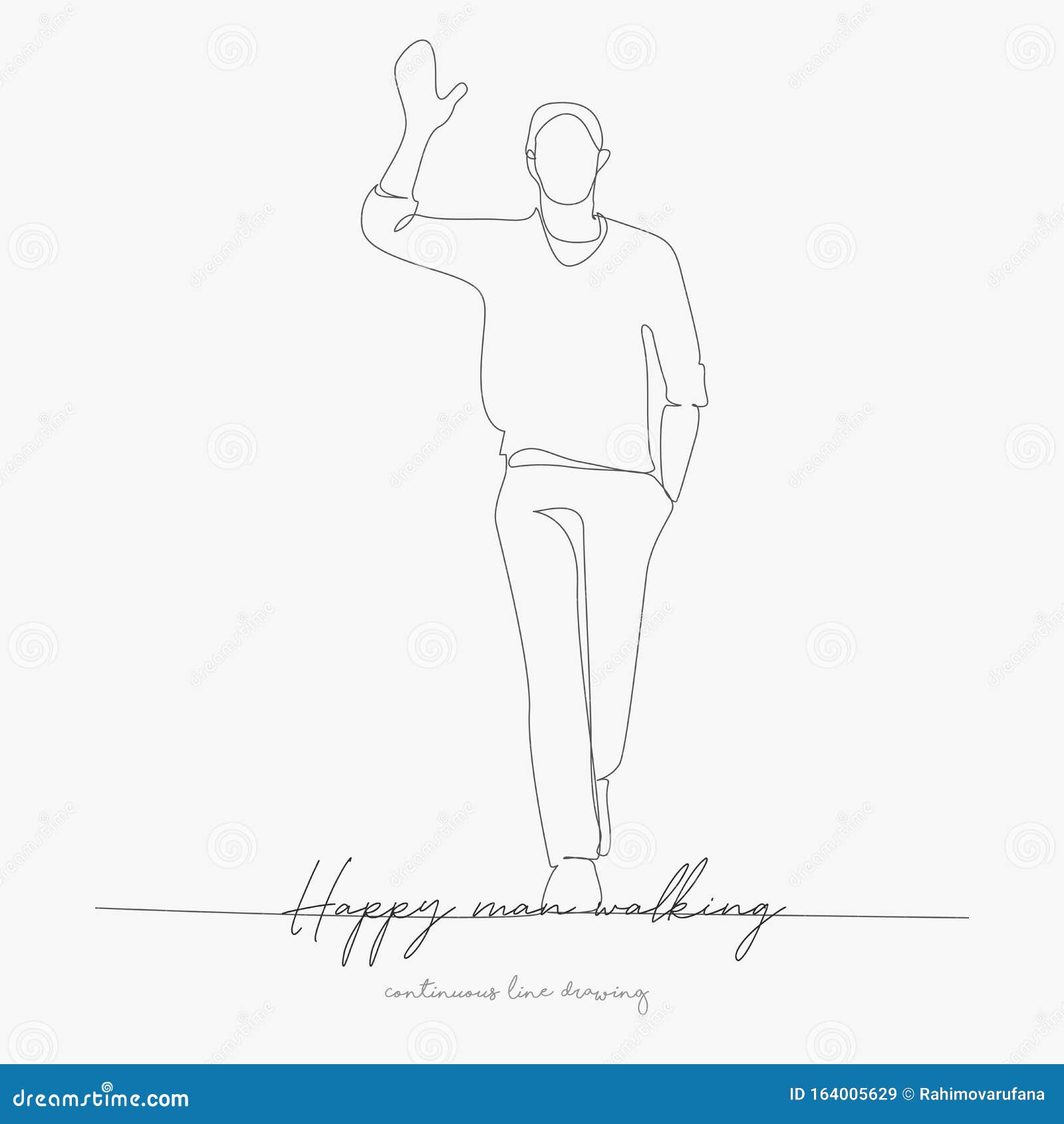 Happy Man Walking Stock Illustrations – 12,601 Happy Man Walking Stock ...