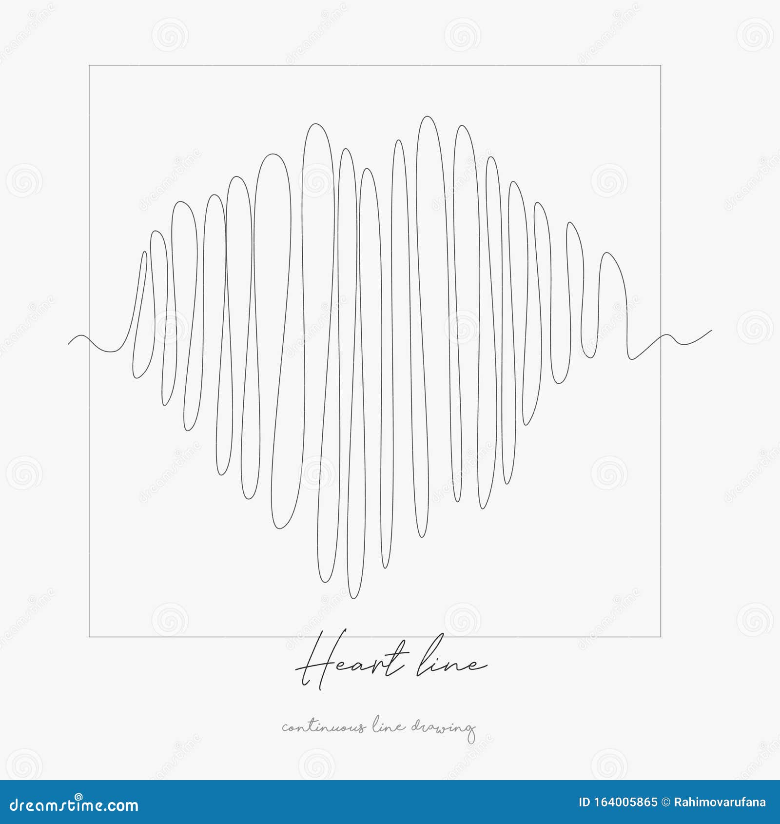 Continuous Line Drawing. Heart Line. Simple Vector Illustration. Heart ...