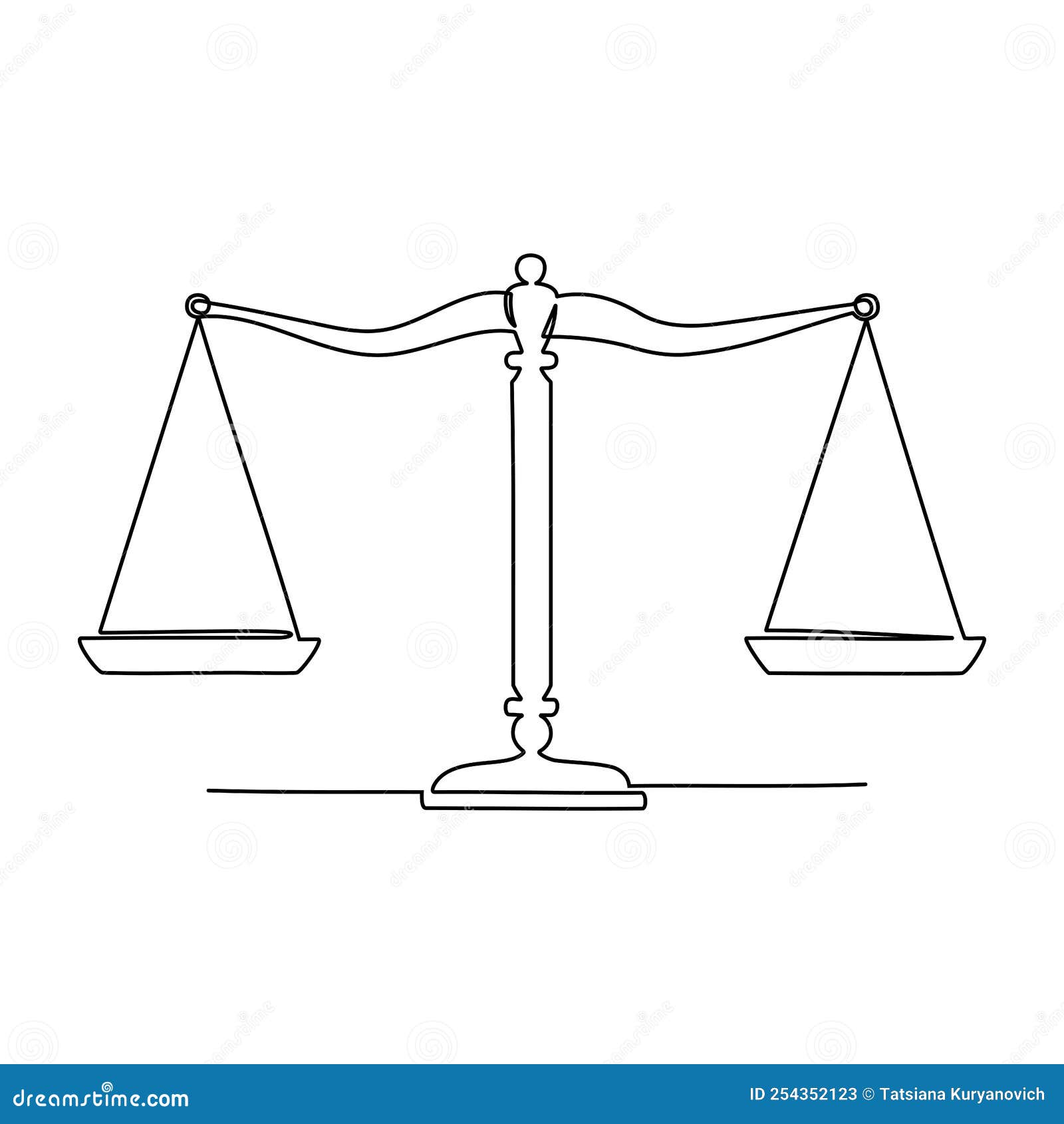 Balance Scale Drawing