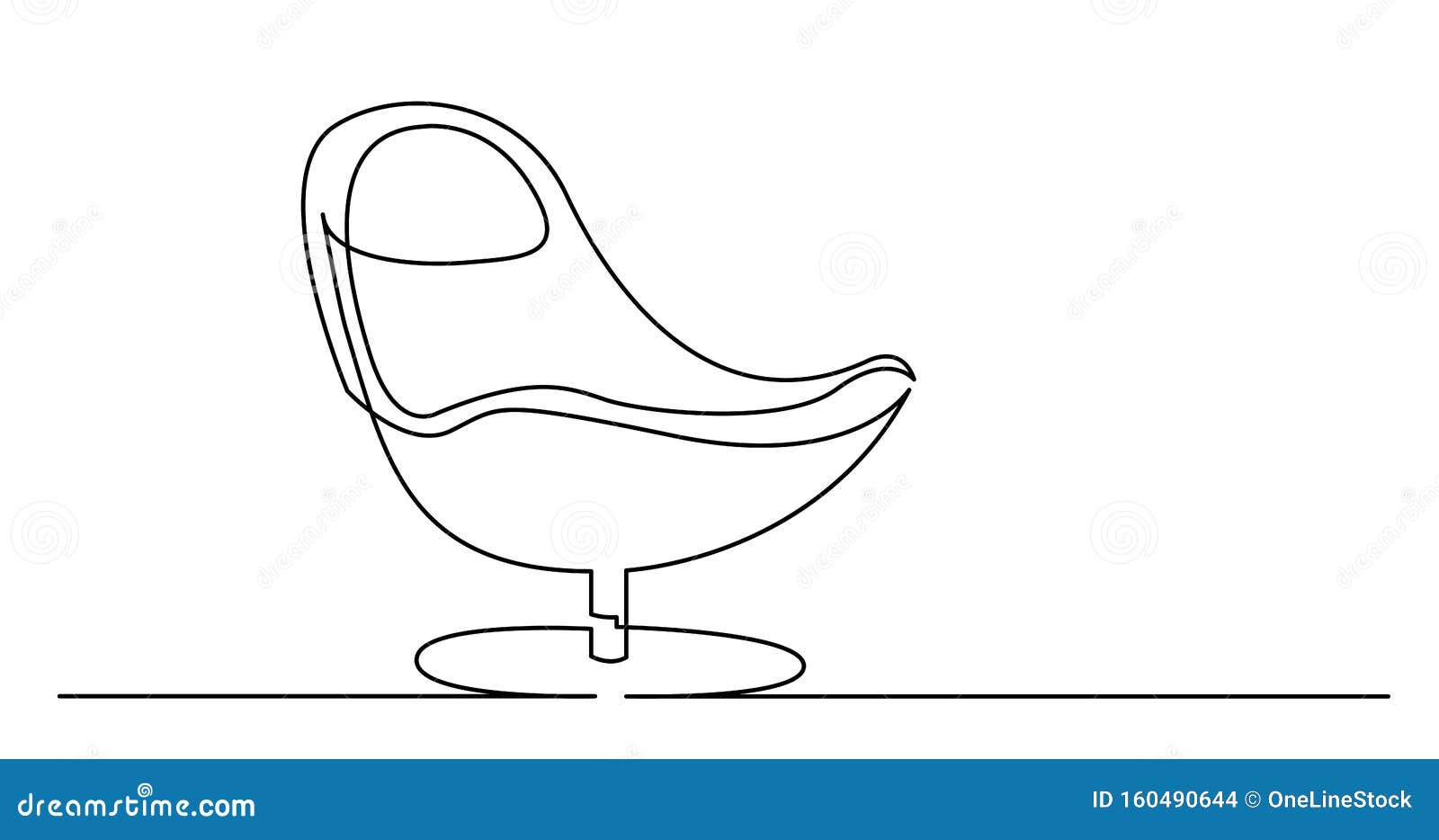 Continuous Line Drawing of Modern Luxury Comfortable Ergonomic Chair ... Continuous Line Drawing of Modern Luxury Comfortable Ergonomic Chair ...