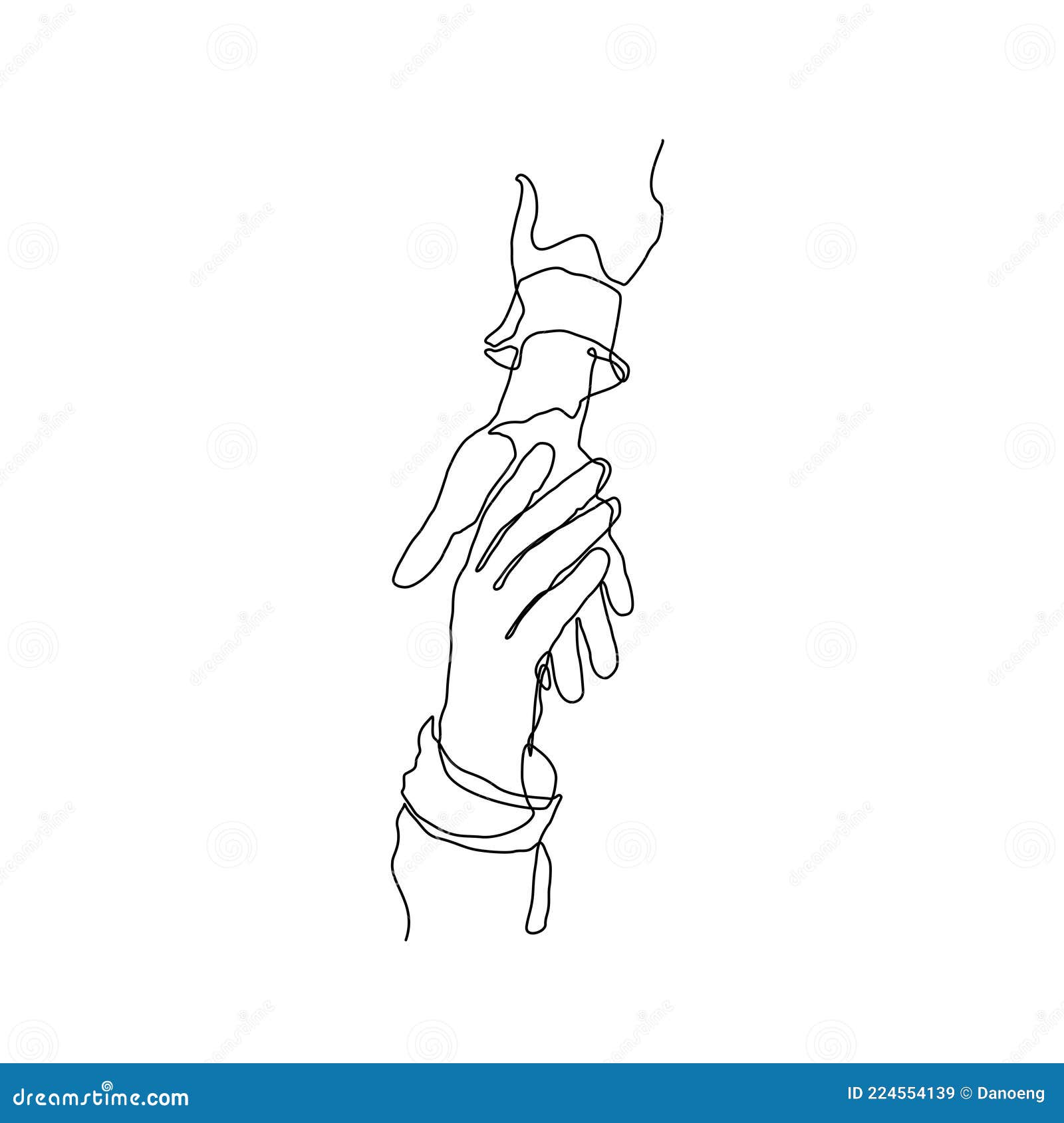 Lending A Hand Gesture. 3D Cartoon Character. Isolated On White Stock ...