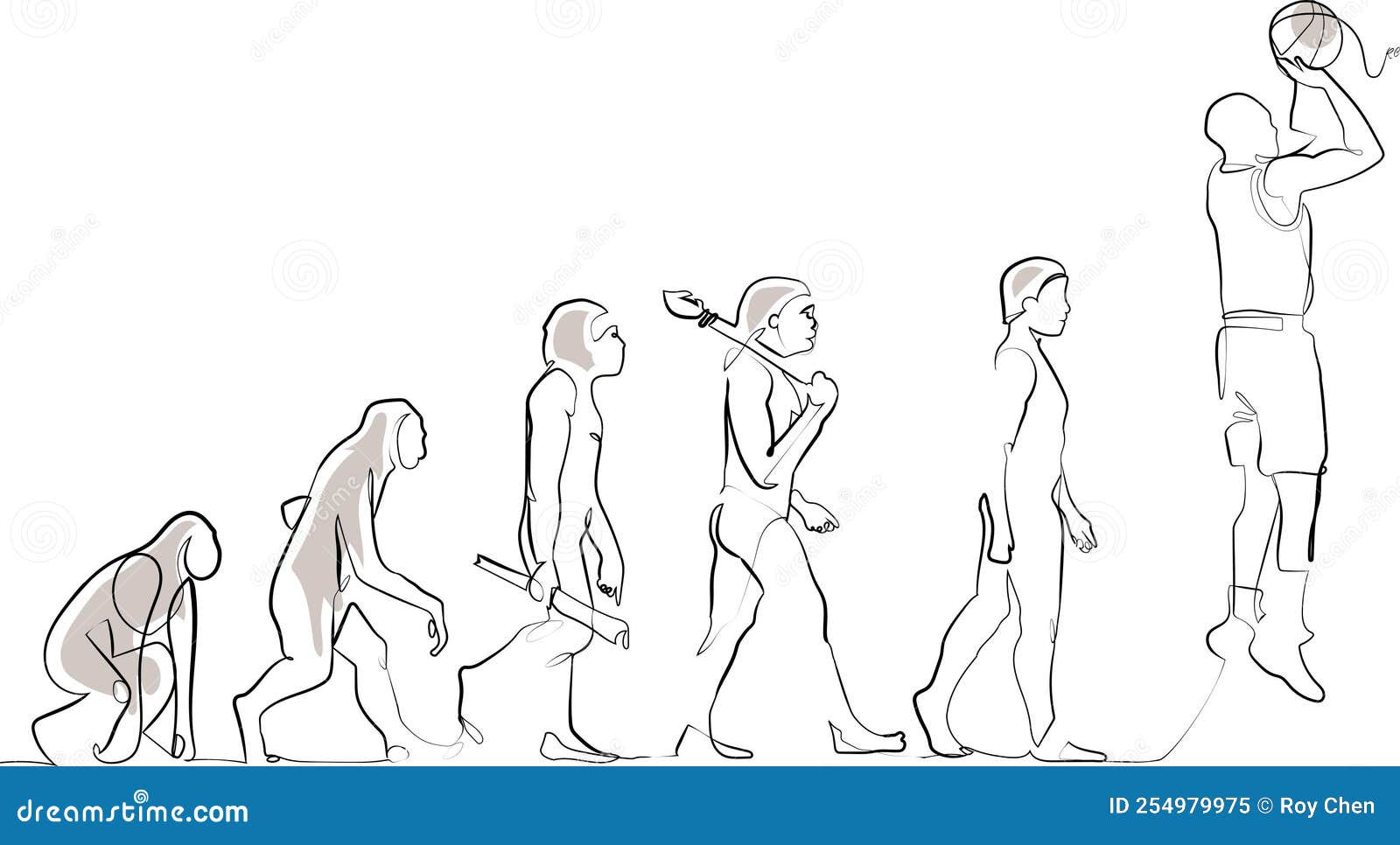 Drawing Evolution Future Gas Station Cartoon Vector | CartoonDealer.com ...
