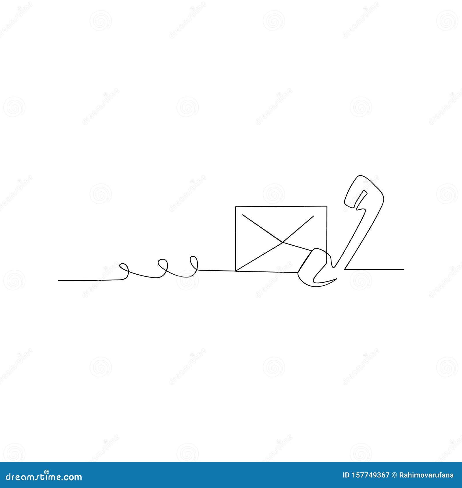 Continuous Mail Stock Illustrations – 221 Continuous Mail Stock ...