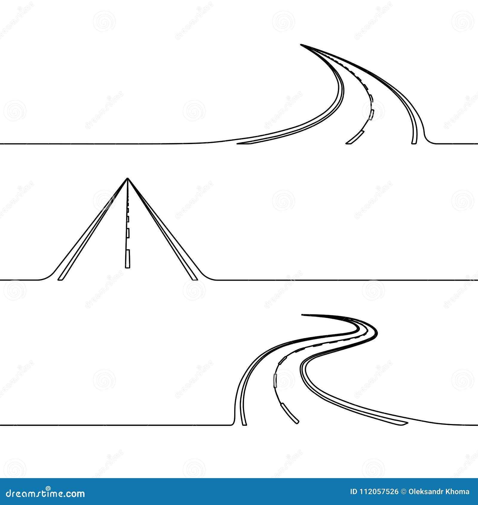 Road Line Drawing Stock Illustrations – 23,824 Road Line Drawing Stock ...