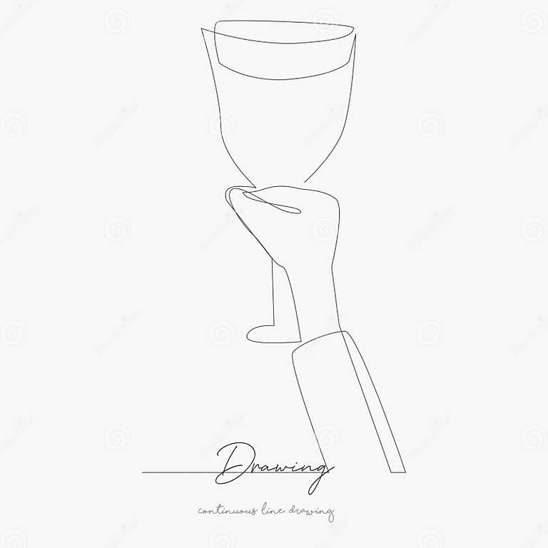 Continuous Line Drawing. Drawing. Simple Vector Illustration. Drawing ...