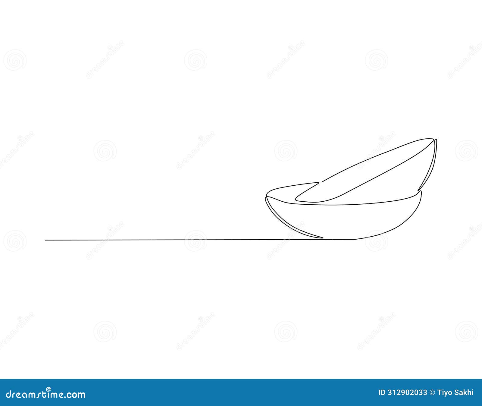 Continuous Line Drawing of Stack of Bowls. One Line of Bowls. Bowls ...