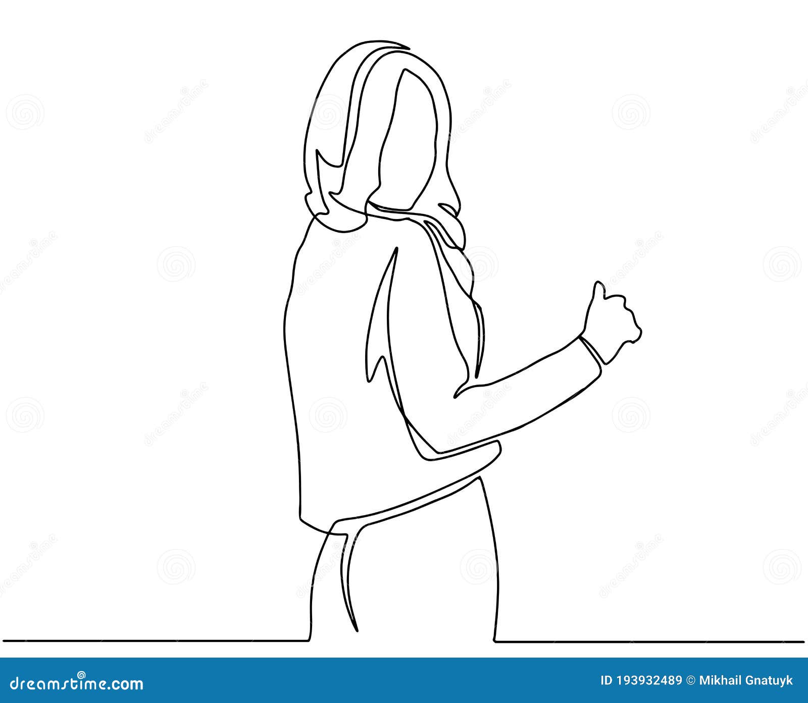 Continuous Line Drawing Of Standing Woman. Continuous Line Drawing Of ... Continuous Line Drawing Of Standing Woman. Continuous Line Drawing Of ...