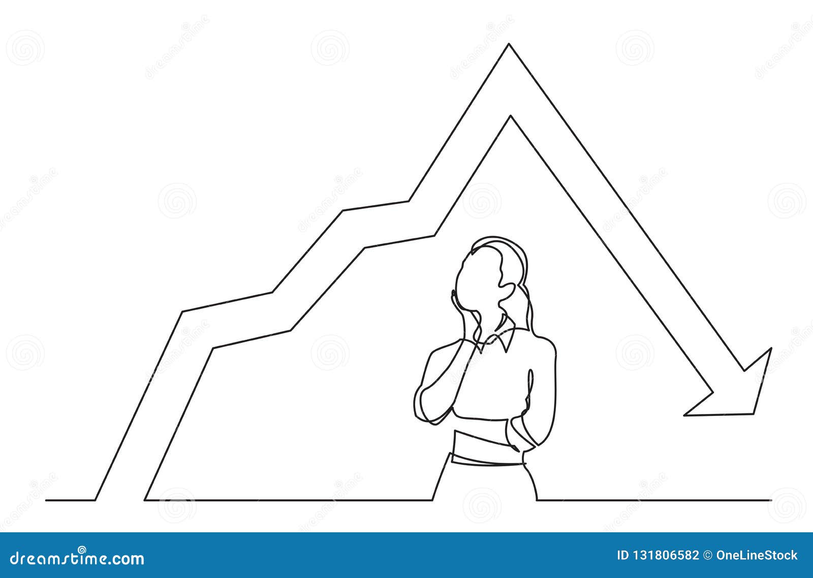 Decreasing Line Stock Illustrations – 1,664 Decreasing Line Stock ...