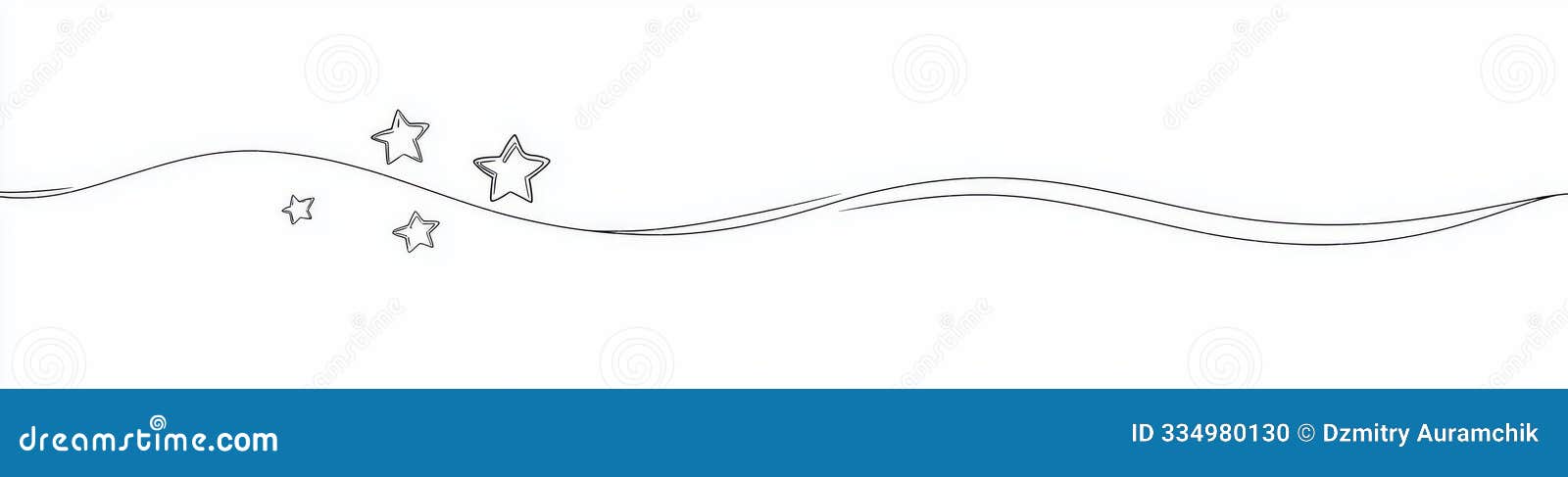 The Continuous Line Drawing of the Star Contrasts with the One Line ...