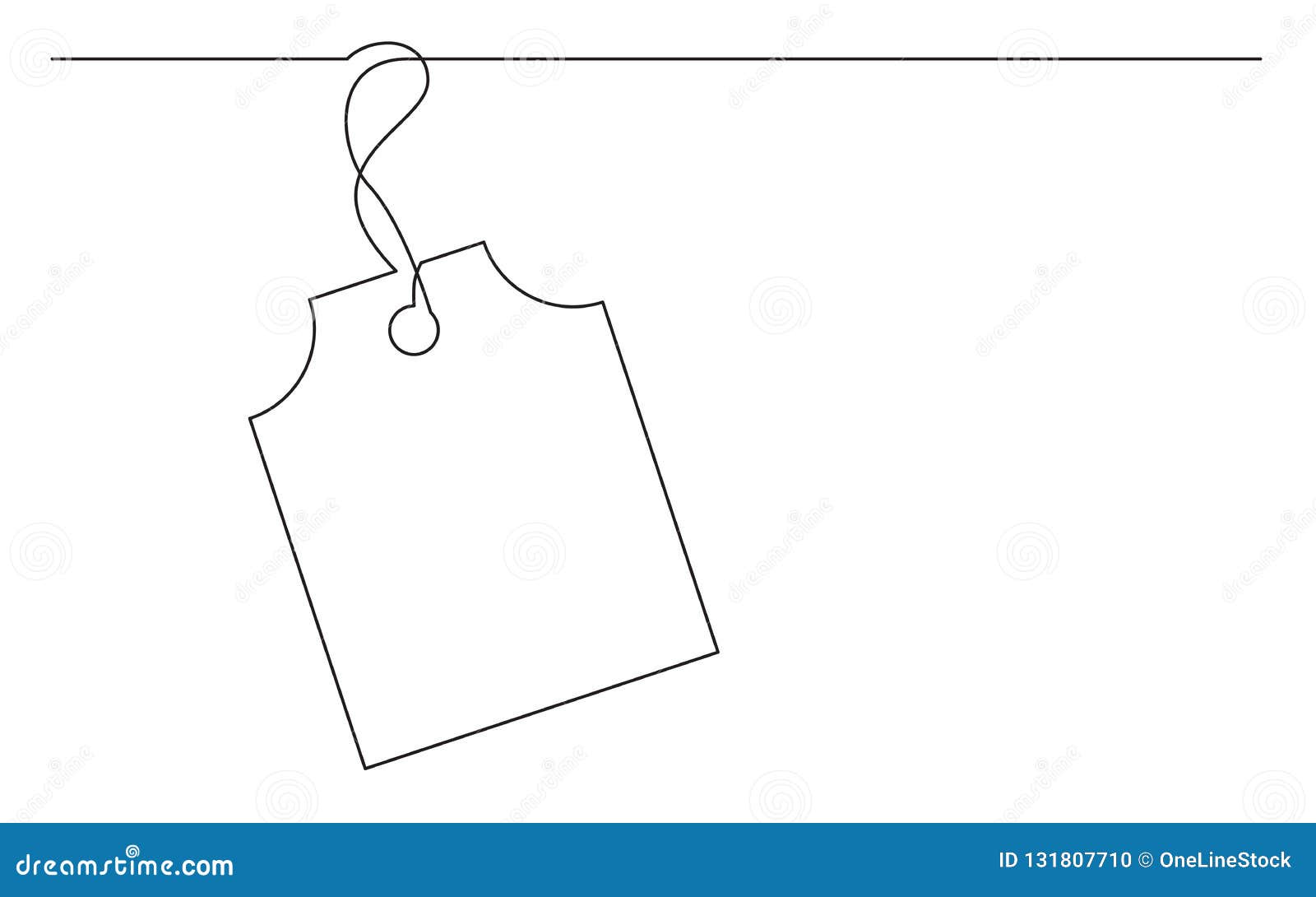 Continuous Line Drawing Price Tag Stock Illustrations – 48 Continuous ...