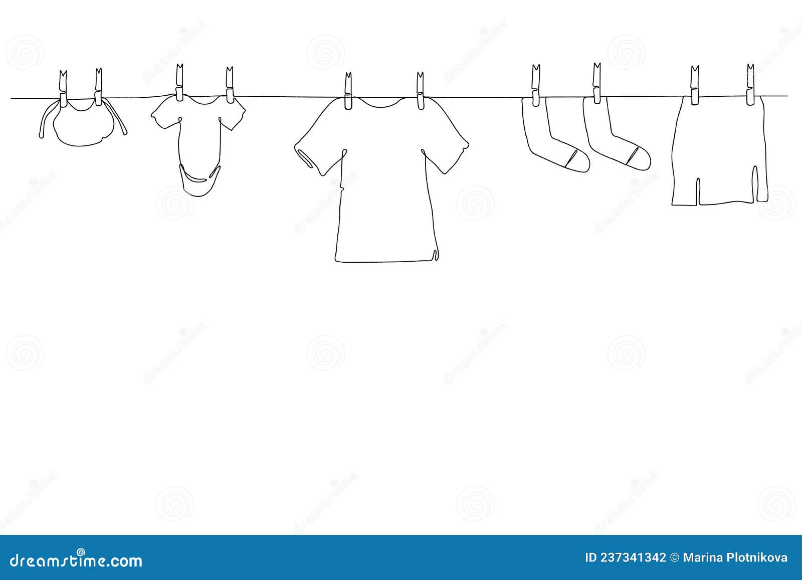 Continuous Line Laundry Stock Illustrations – 158 Continuous Line ...