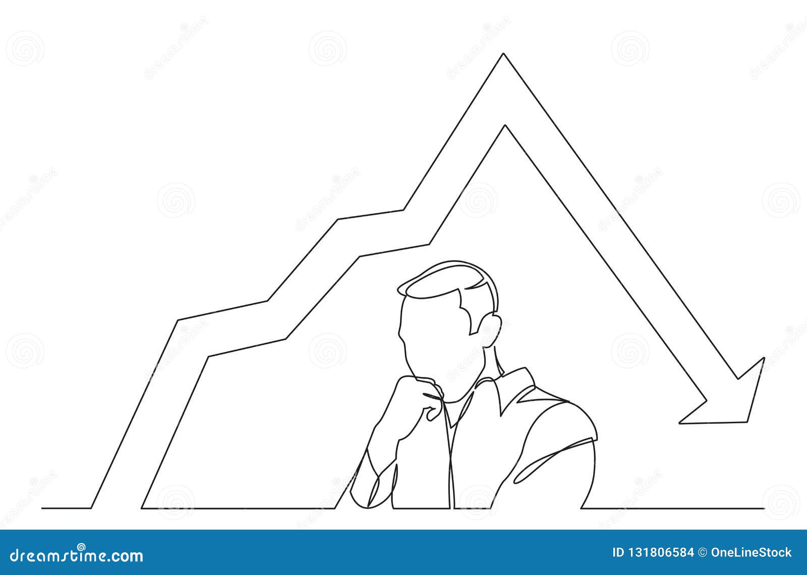 Decreasing Bar Graph With Green Arrow . Isometric Bar Graph With Two ...