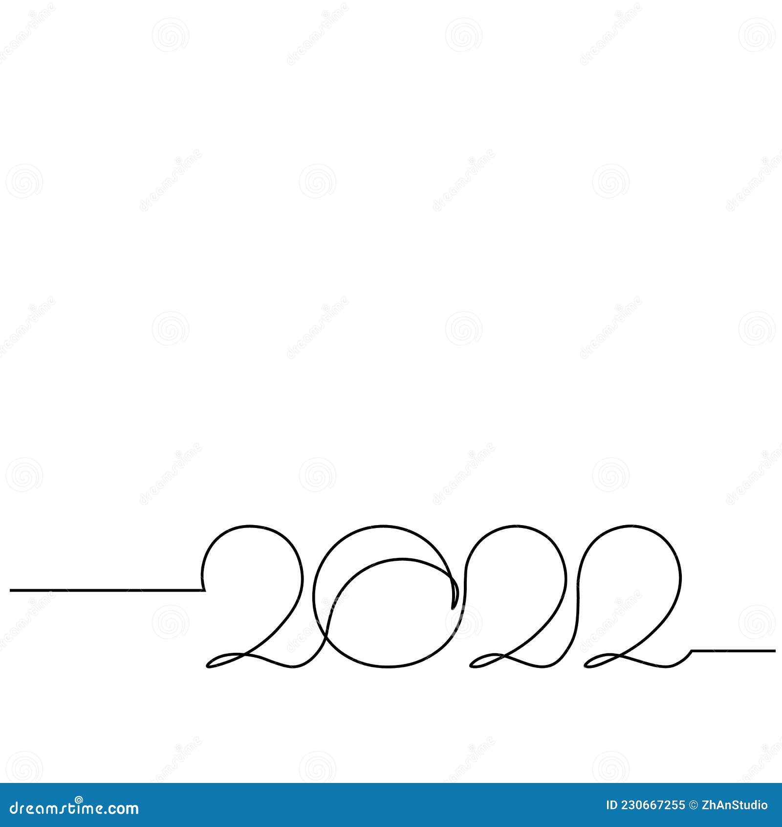 2022 Single Thik Line Drawing, Continuous Black Line Art Drawing 2022 ...