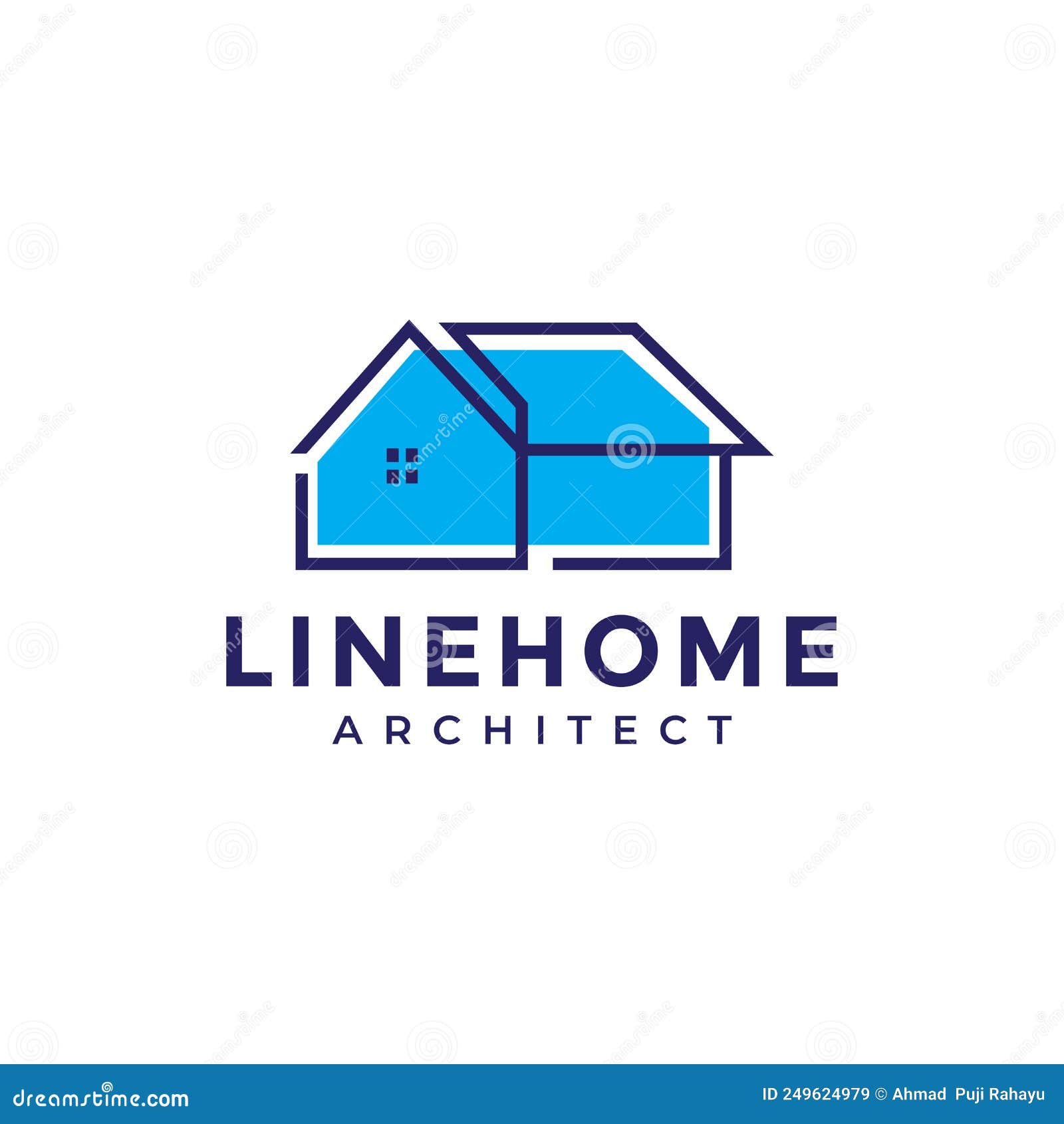 Continuous Line Simple Home Abstract Logo Design Vector Graphic Symbol ...