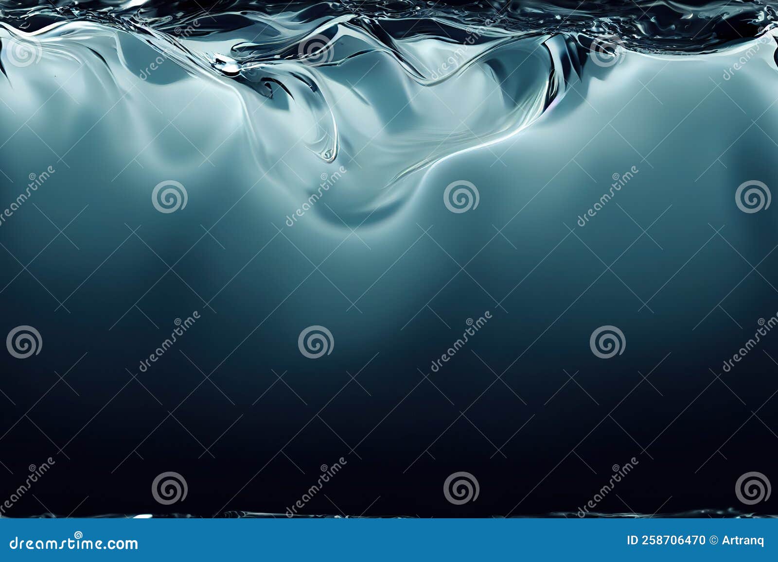 A Continuous Liquid Texture of a Stream S Water Surface. Seamless Stock ...