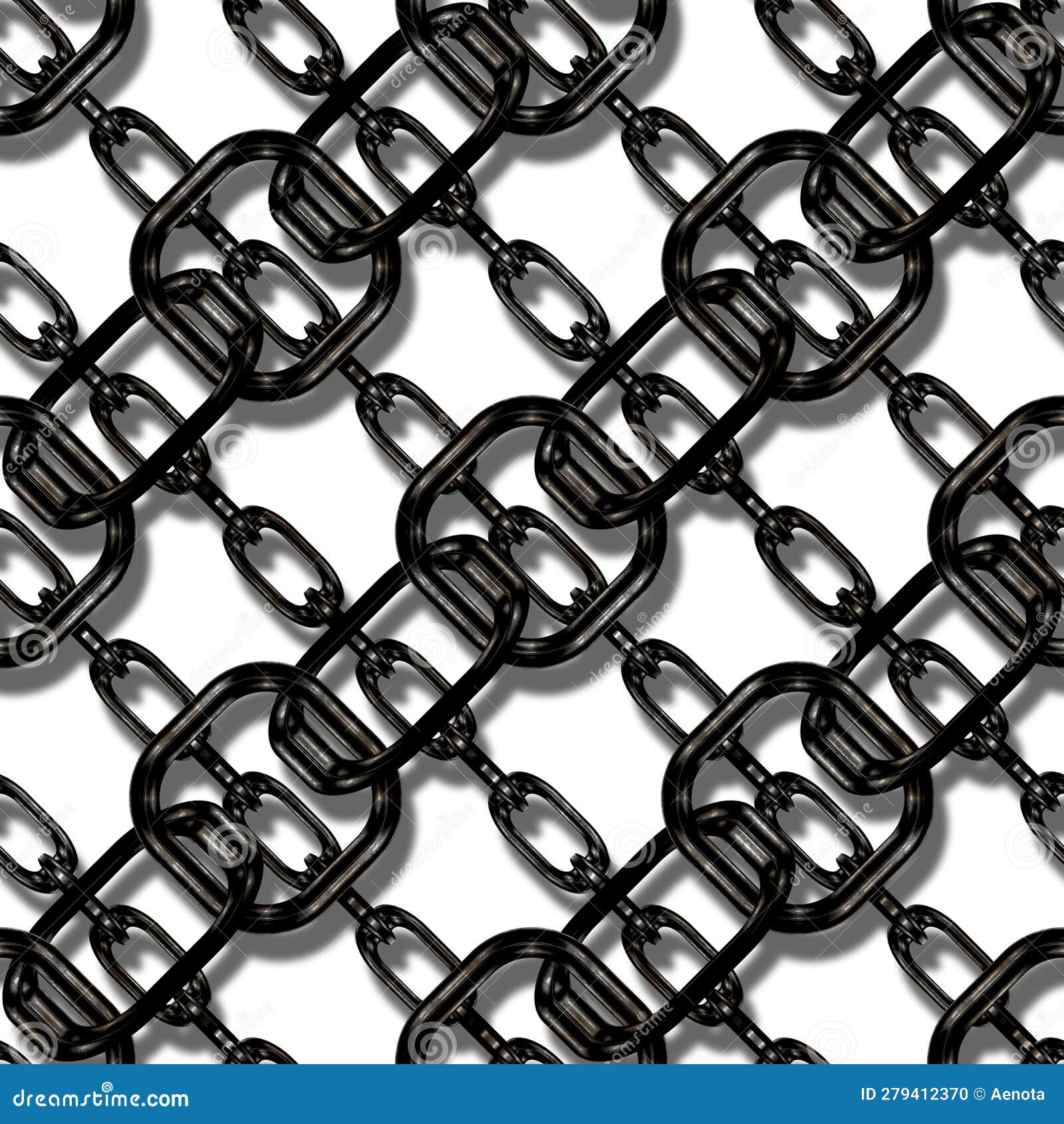 Continuous Metal Chain Pattern Stock Illustration - Illustration of texture, brassy: 279412370
