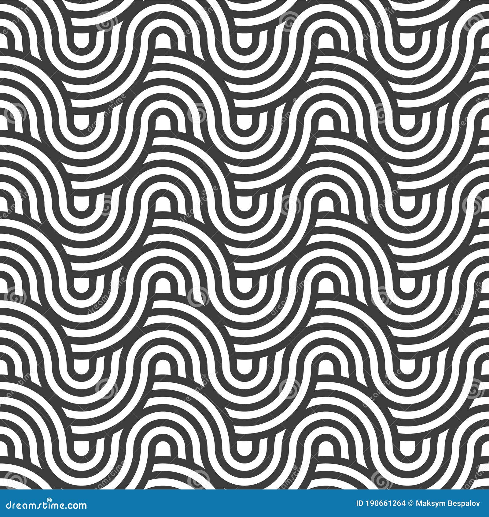 Repetitive Retro Graphic Arc Wallpaper Pattern. Continuous Abstract ...