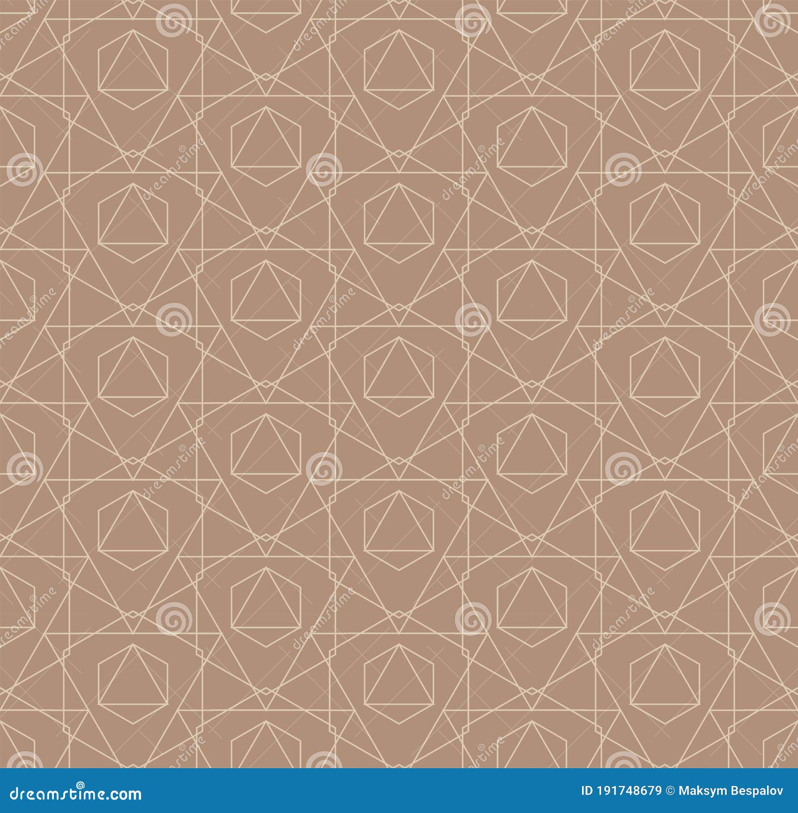 Continuous Monochrome Graphic Cell, Tile Texture. Seamless Tileable ...