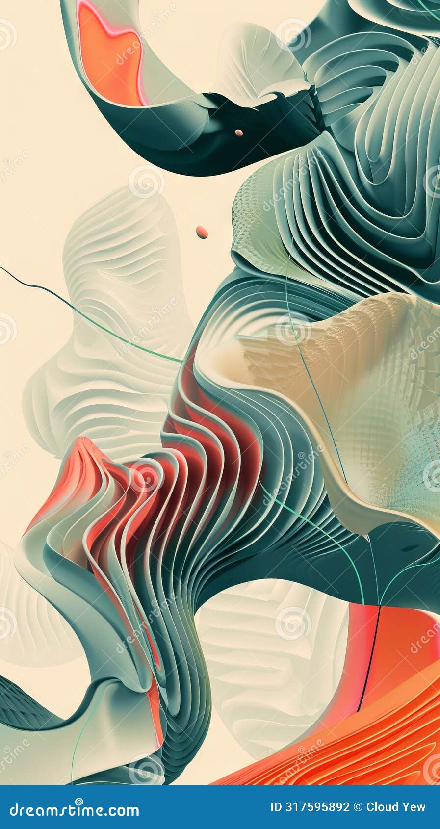 Continuous Motif for Smooth Compositions Stock Illustration ...