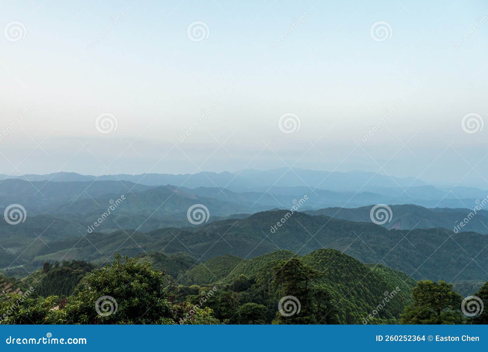Continuous Mountain Natural Scenery Stock Photo - Image of travel ...