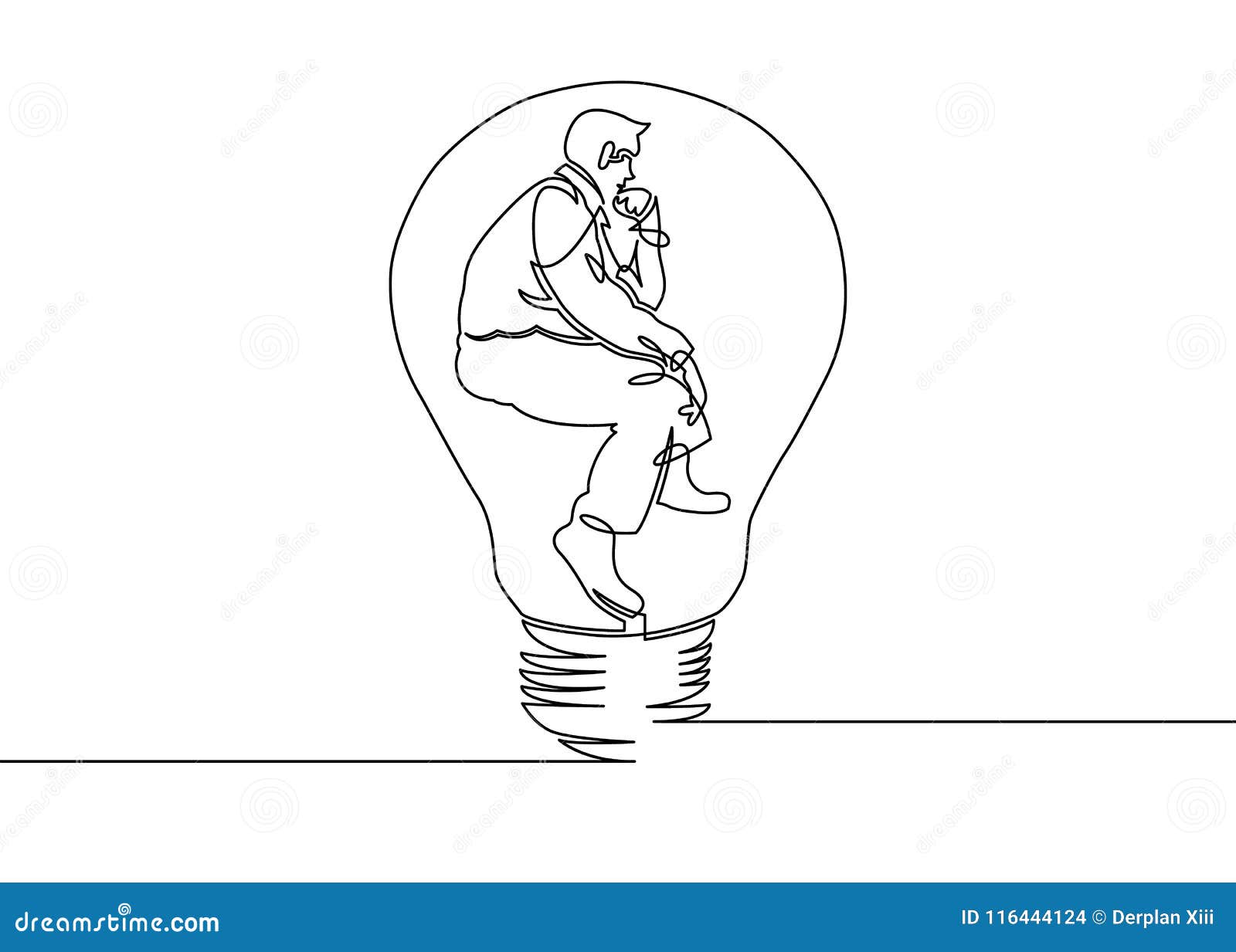 Businessman Thinker On Toilet Cartoon Vector | CartoonDealer.com #70604813