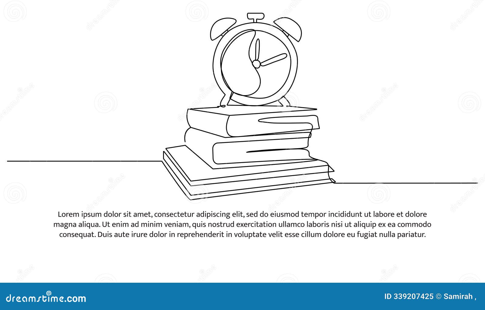 Continuous One Line Design of Book Stock Vector - Illustration of ...