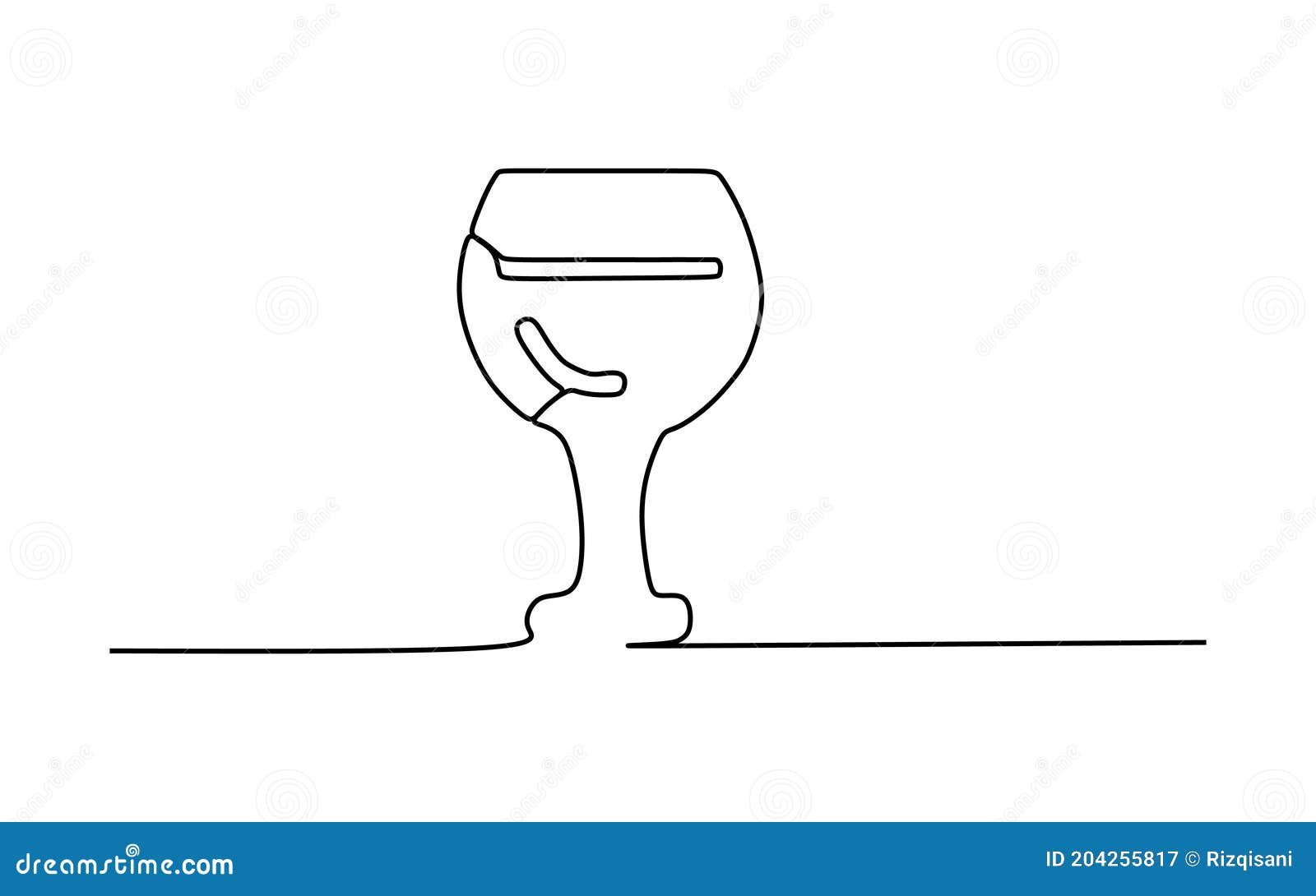 An empty glass stock vector. Illustration of glass, vector - 204255817