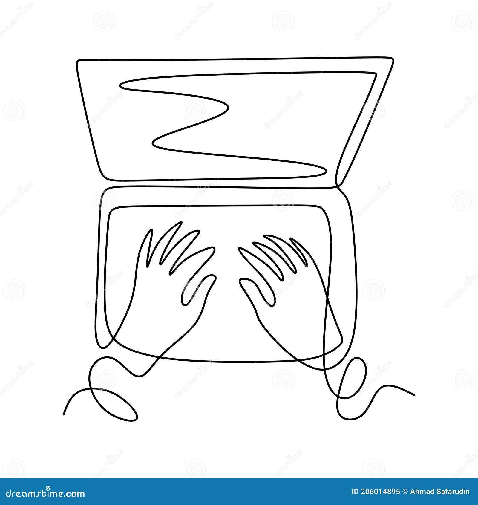 Keyboard Line Drawing Stock Illustrations – 3,004 Keyboard Line Drawing ...