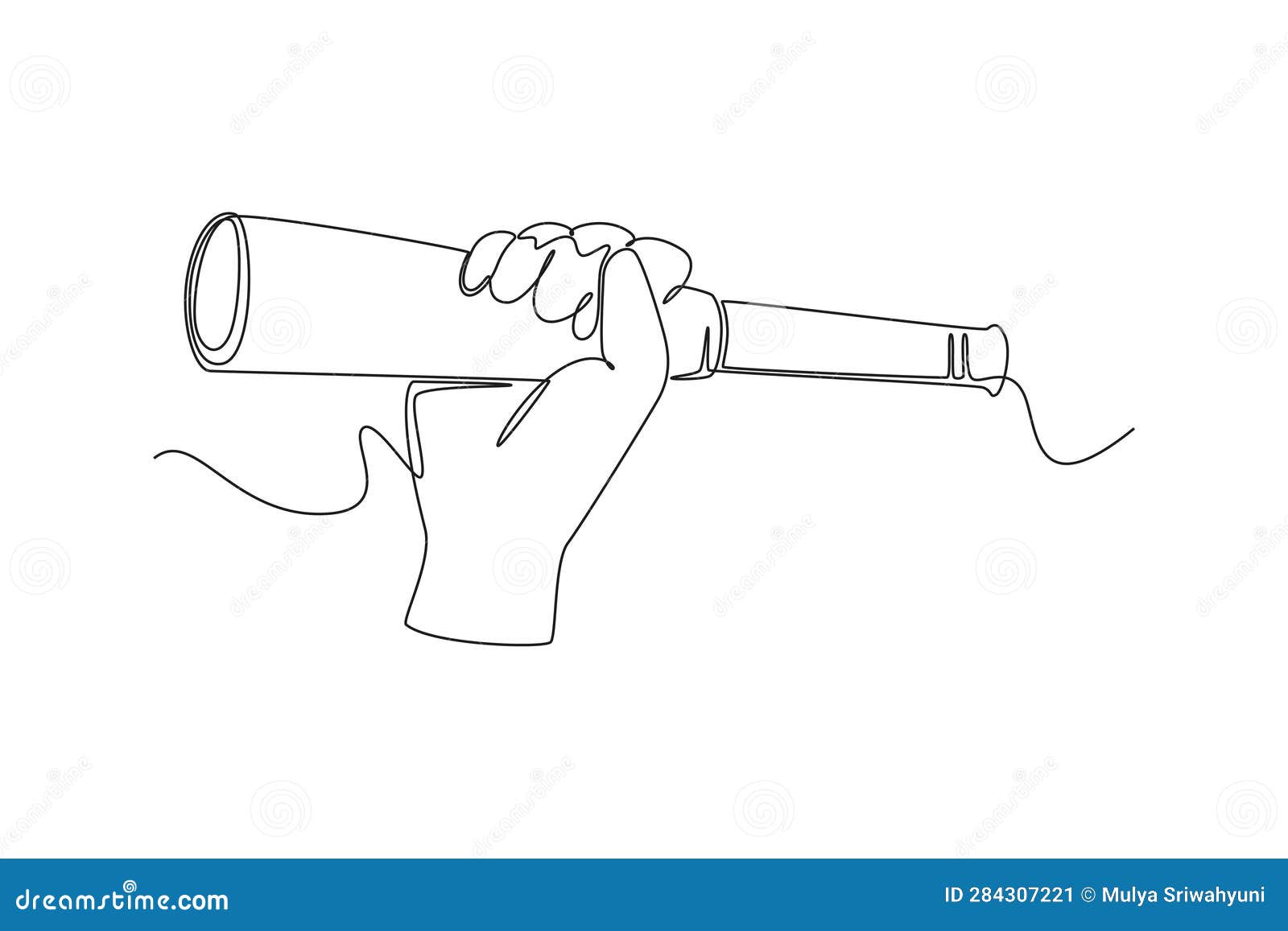 Continuous One Line Drawing Hands Holding Different Objects Concept ...