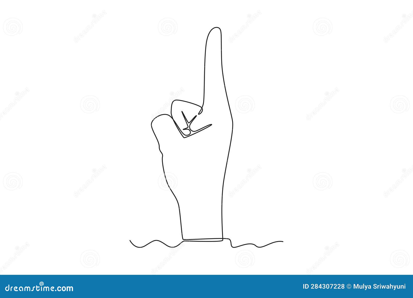 Continuous One Line Drawing Hands Holding Different Objects Concept ...