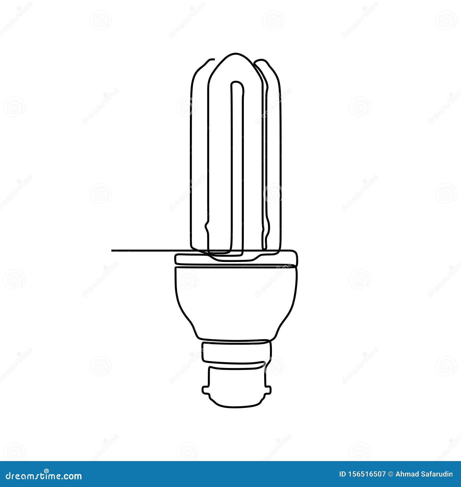 Continuous One Line Drawing Light Bulb Symbol Idea and Creativity ...
