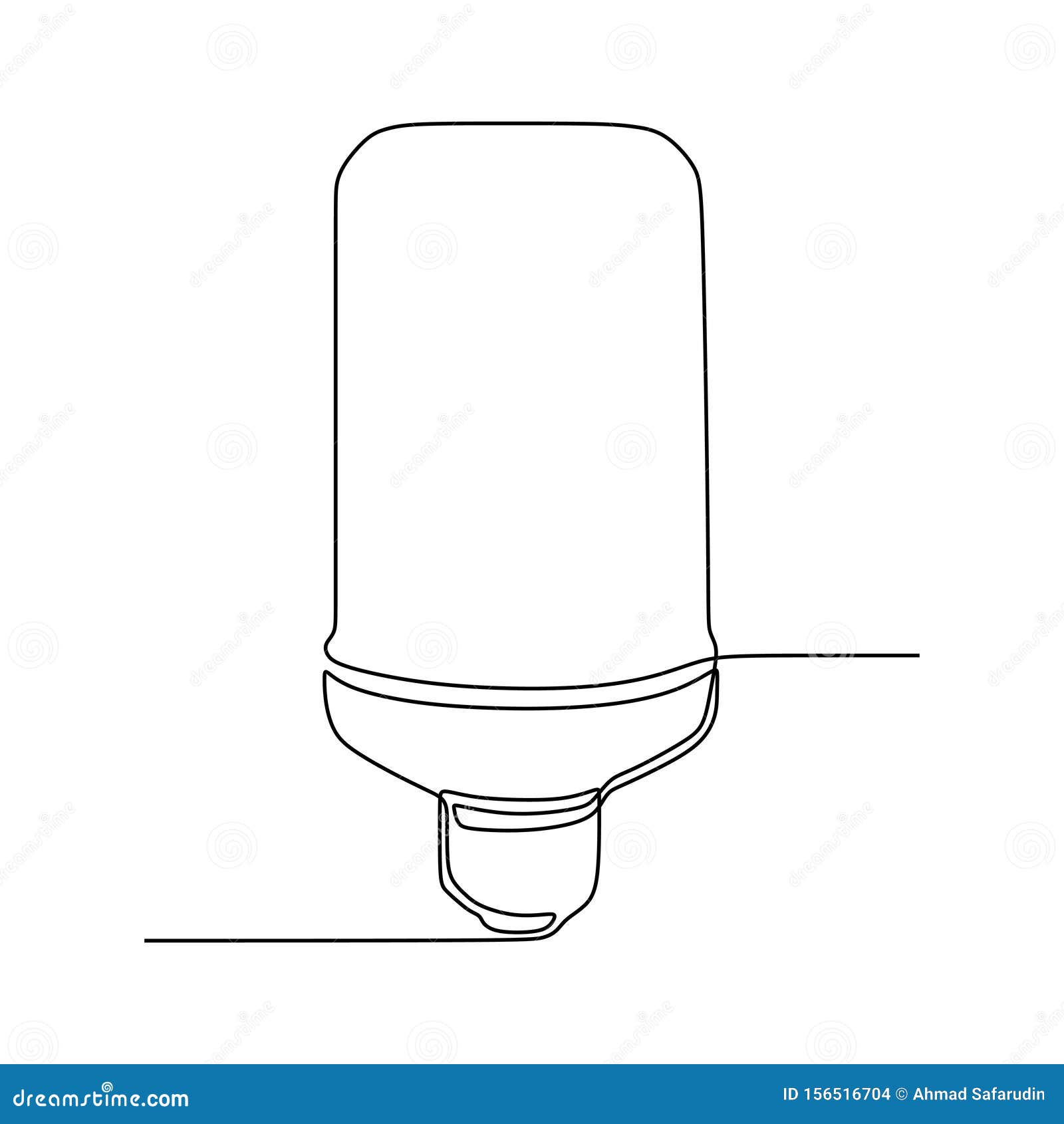 Continuous One Line Drawing Light Bulb Symbol Idea and Creativity ...