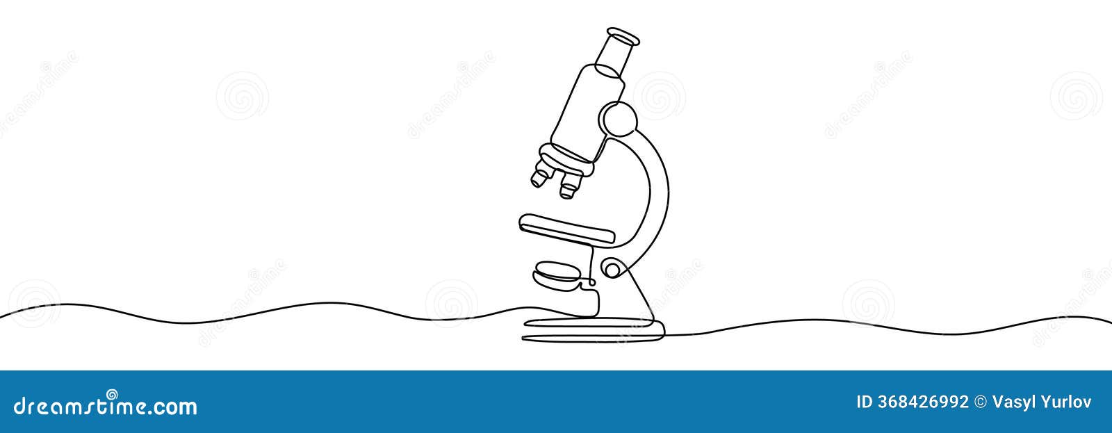 Microscope Hand Drawn Outline Doodle Icon. Cartoon Vector ...