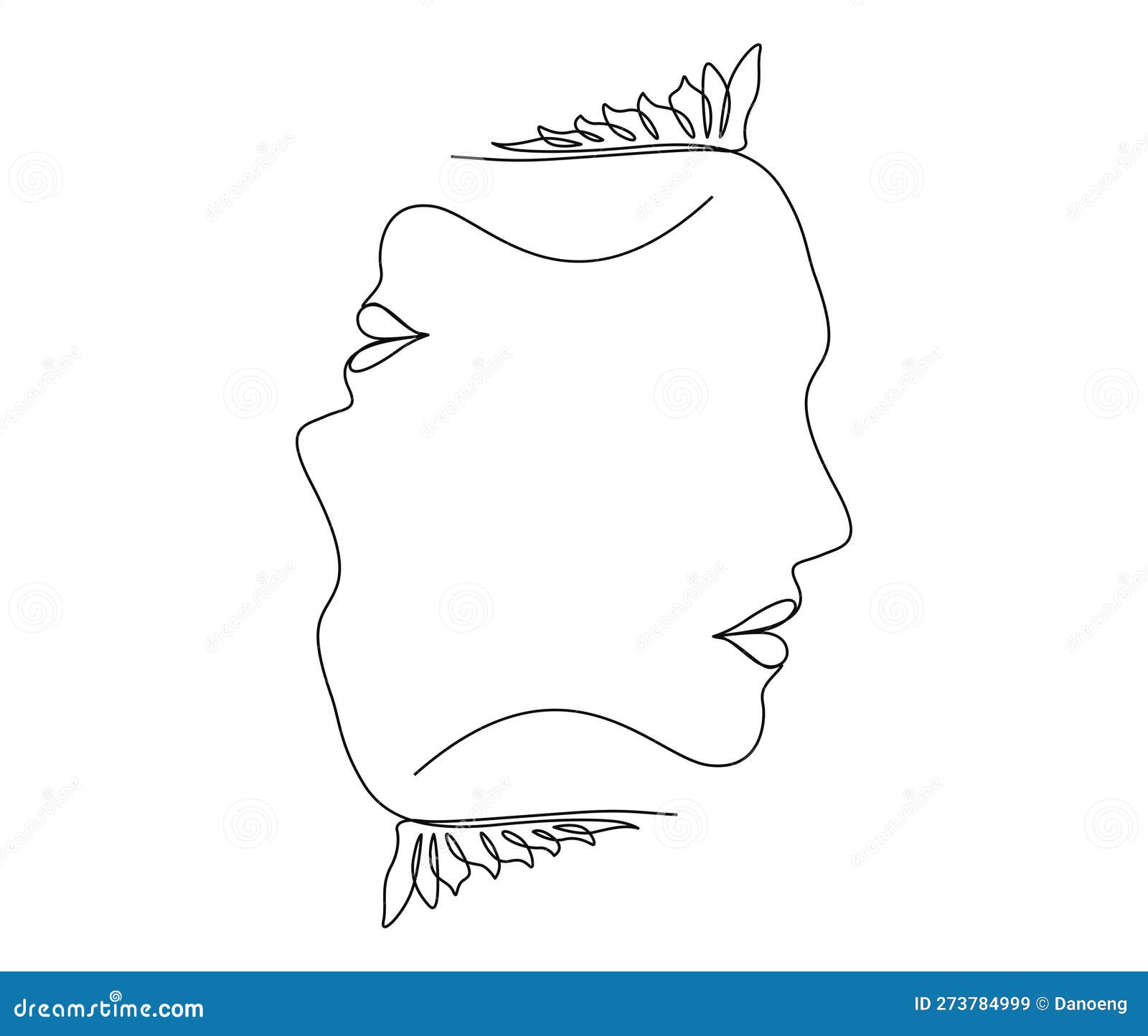 Continuous One Line Drawing of Queen and Crown. Simple Queen Tiara ...