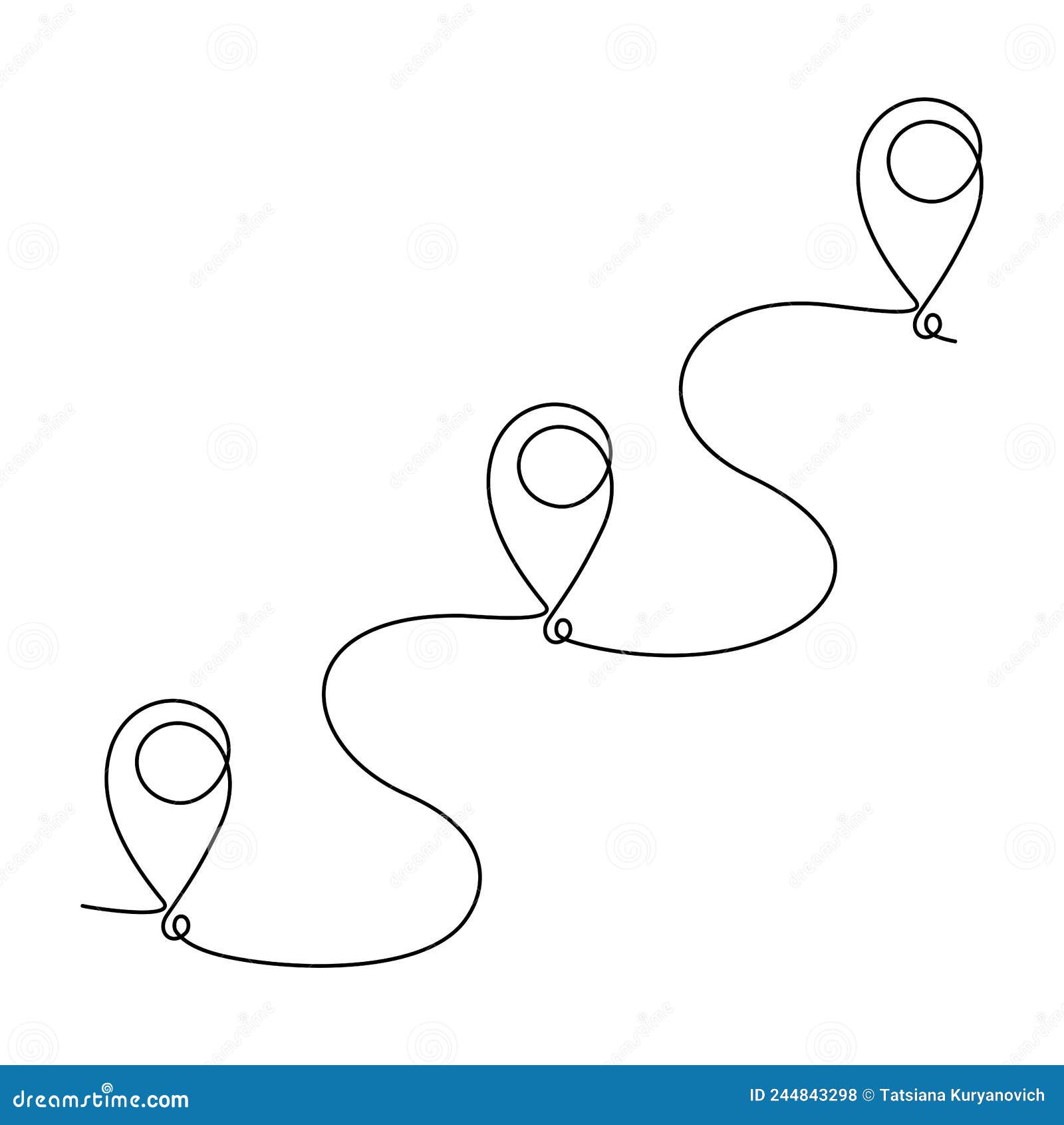 Location Pointers On World Map One Line Drawing. Location Pins On Map ... Location Pointers On World Map One Line Drawing. Location Pins On Map ...