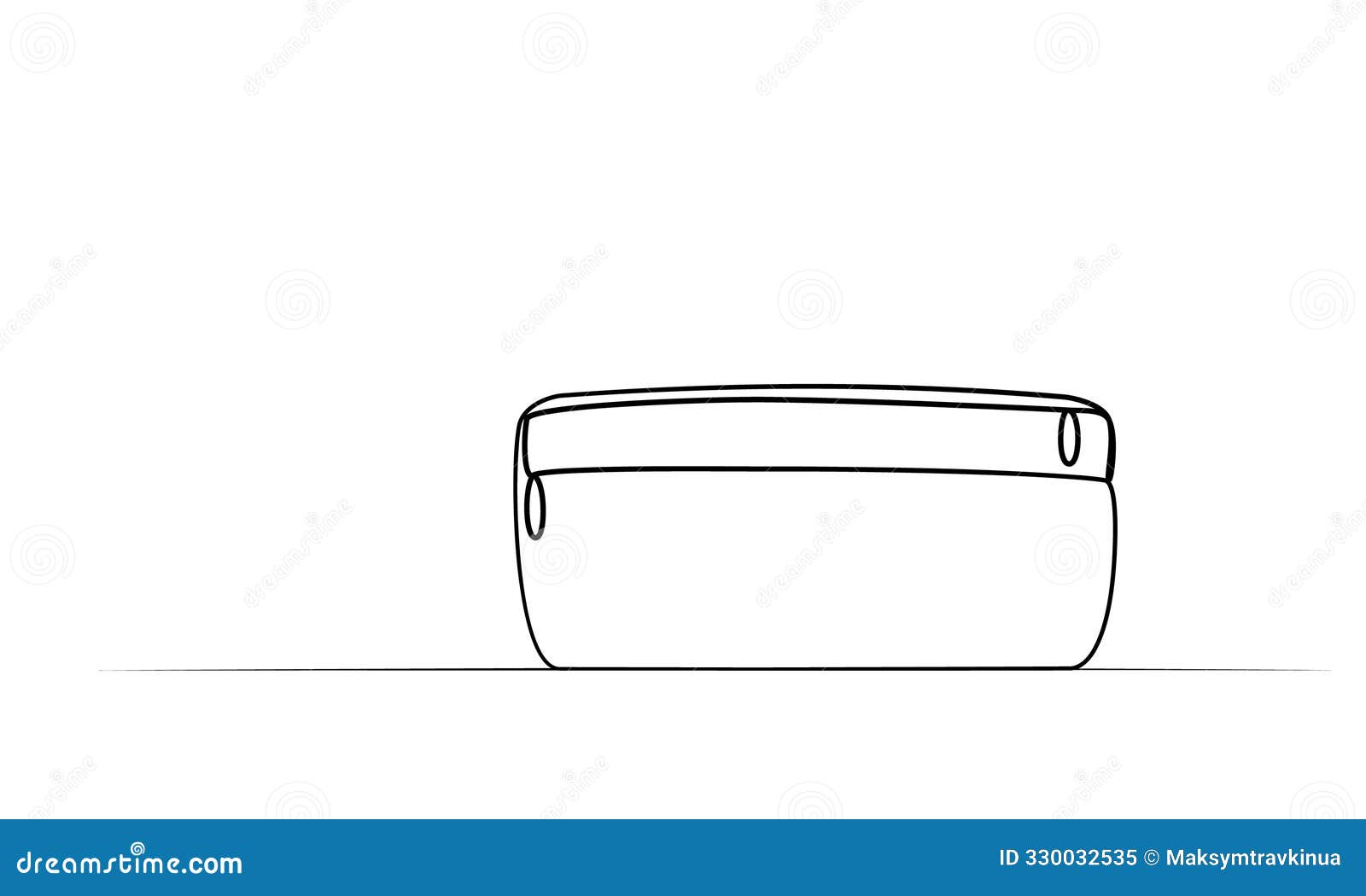 Continuous One Line Drawing of a School Pencil Case. Vector Stock ...