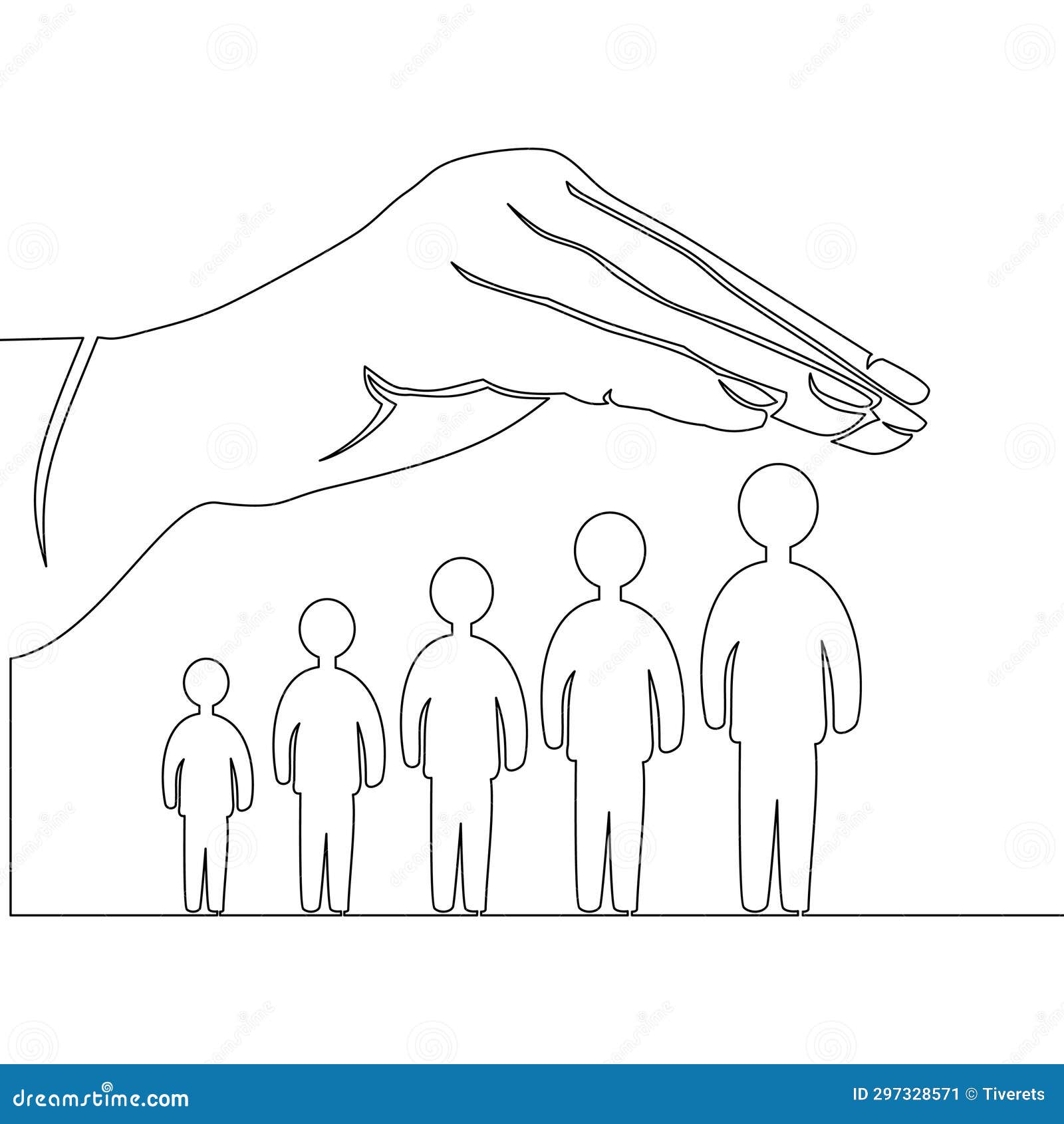 Continuous Line Drawing Process of Career Growth and Development Group ...