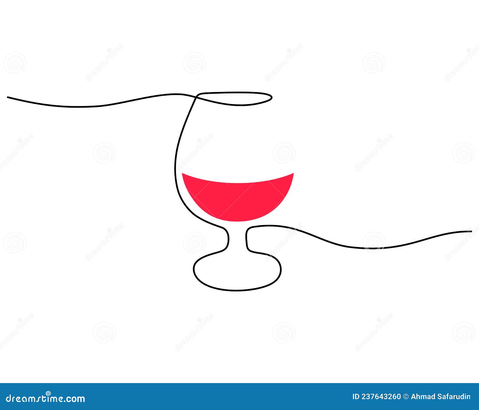 Snifter Glass Icon With Overfilled With Water On White Background ...
