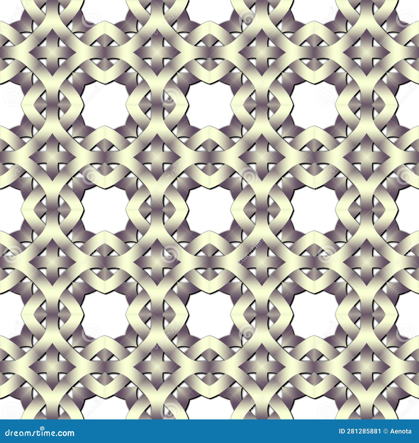 Continuous Pattern with Celtic Weaving Stock Illustration ...
