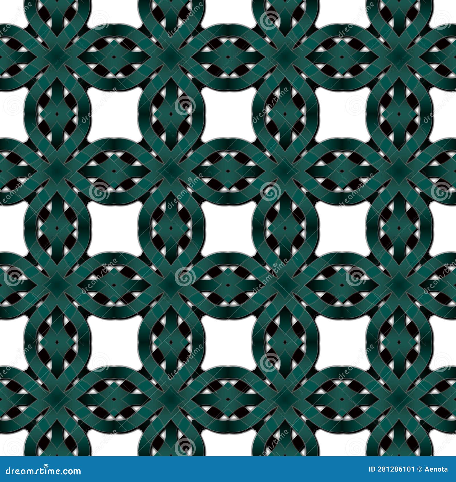 Continuous Pattern with Celtic Weaving Stock Illustration ...