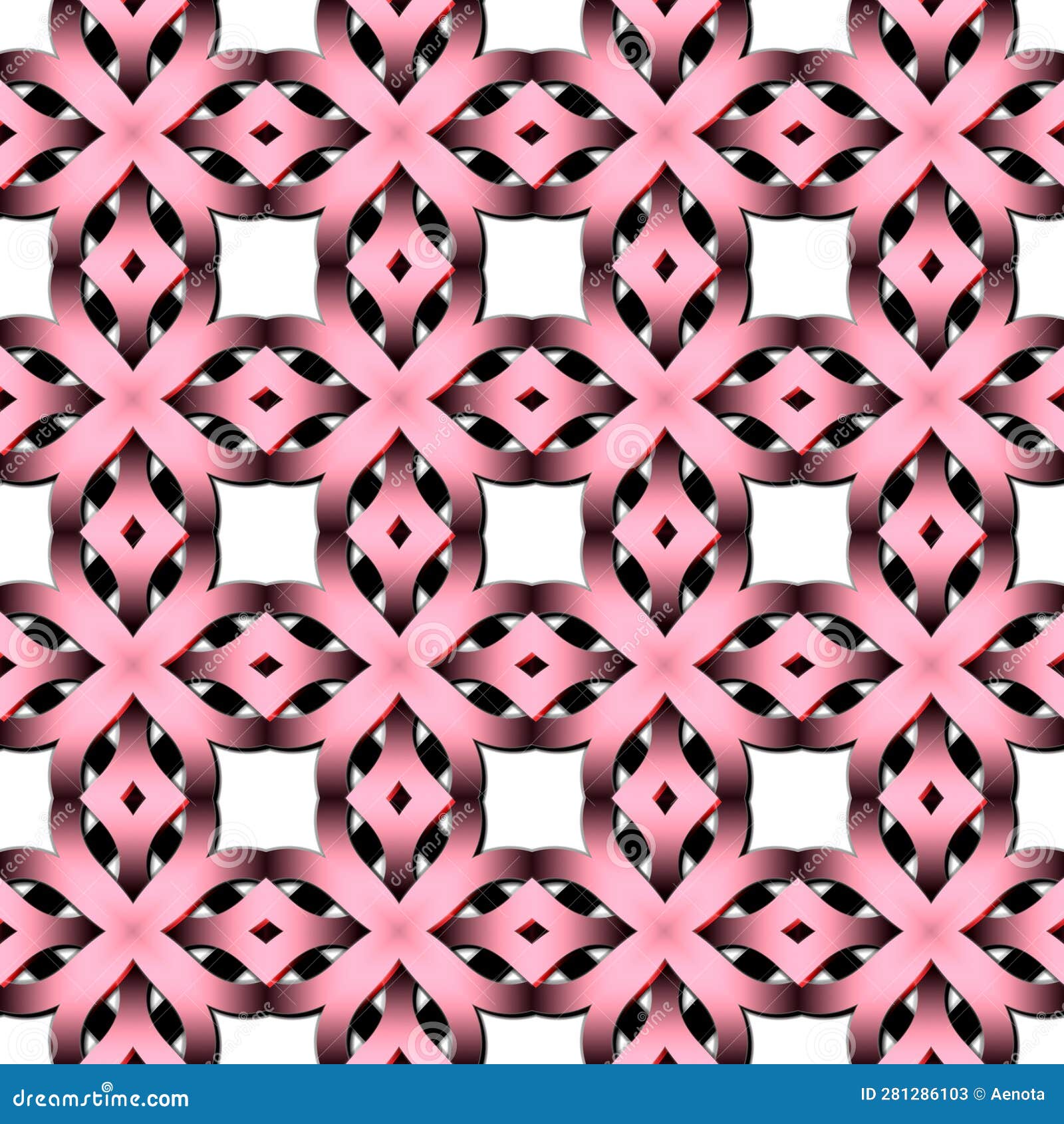 Continuous Pattern with Celtic Weaving Stock Illustration ...